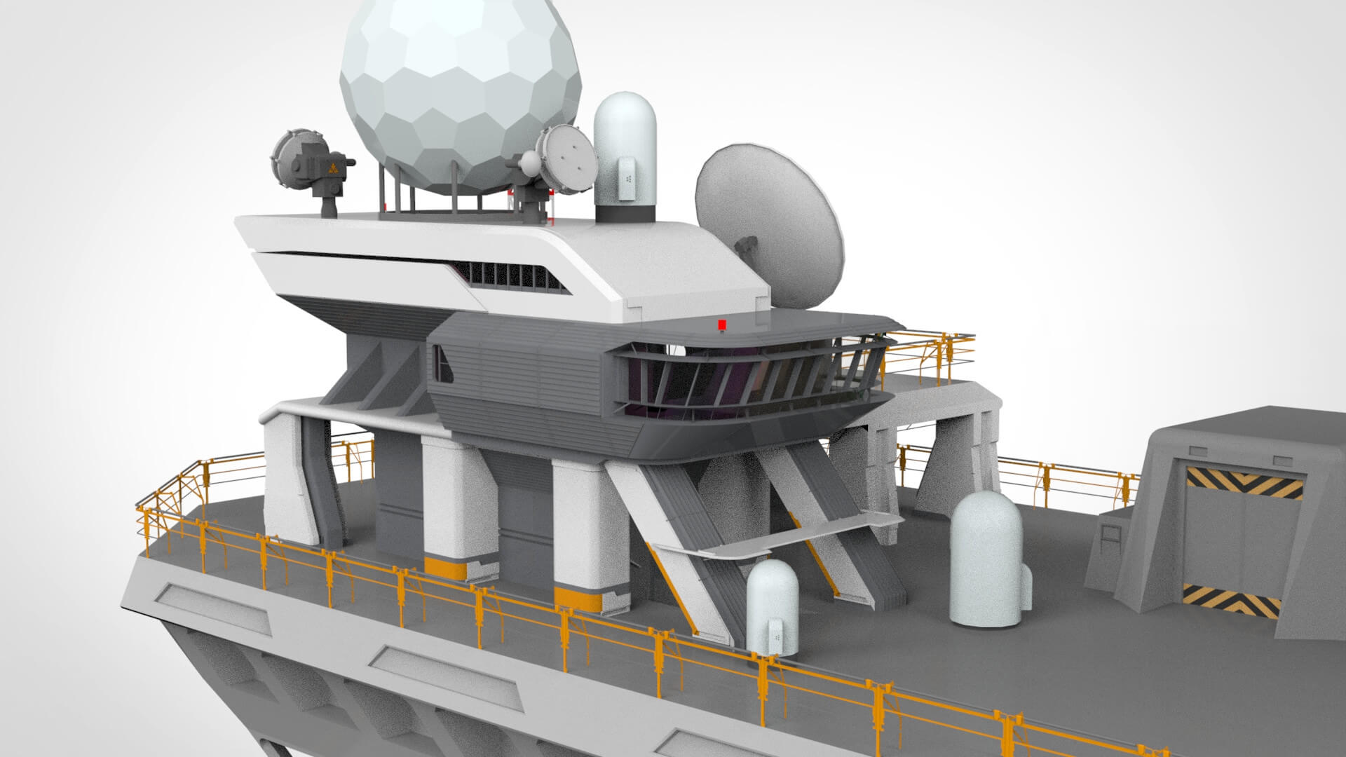 Radar Platform 1 - 3D Model by Chtazi