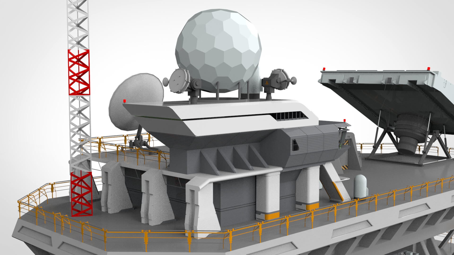 Radar Platform 1 - 3D Model by Chtazi