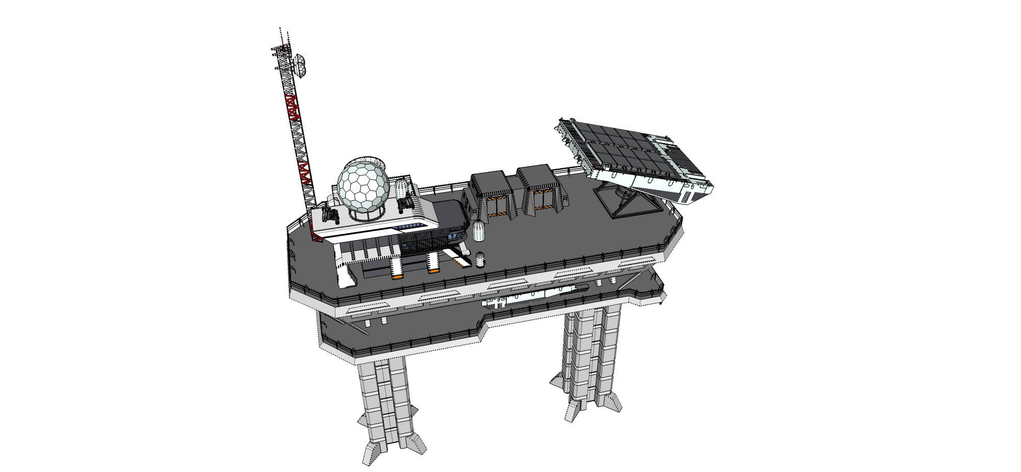 Radar Platform 1 - 3D Model by Chtazi