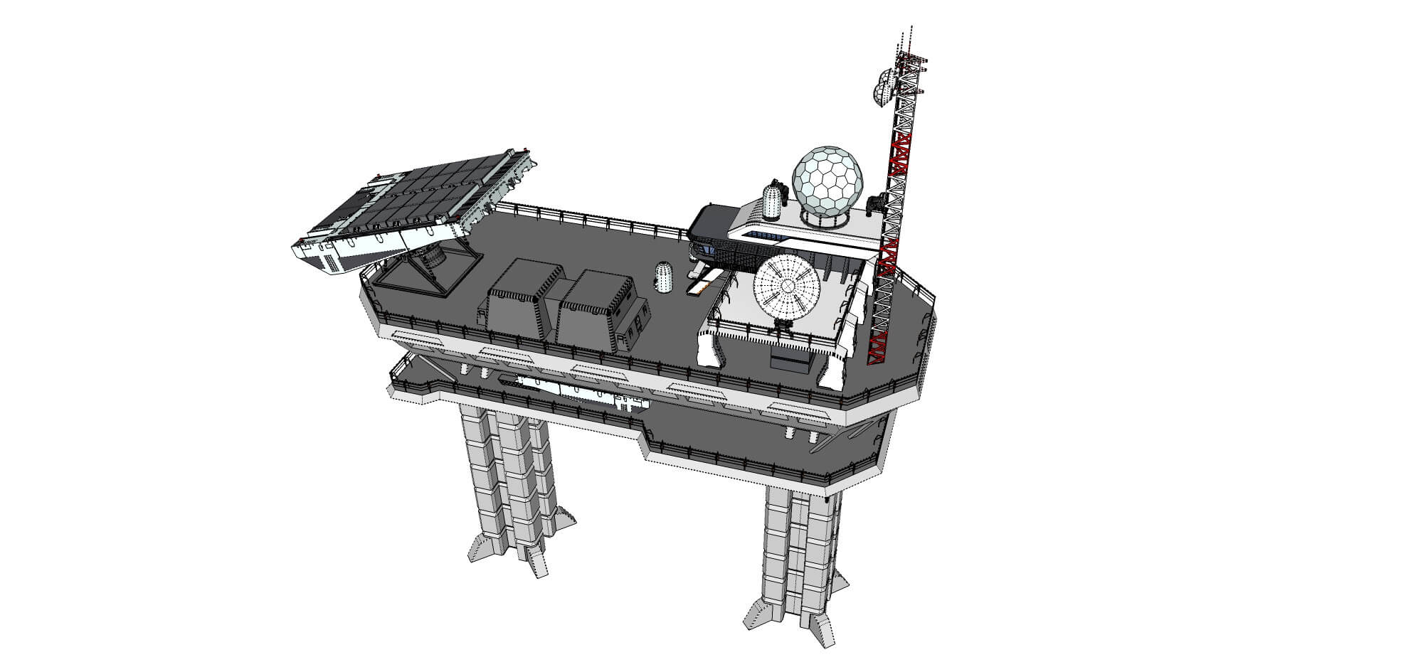 Radar Platform 1 - 3D Model by Chtazi