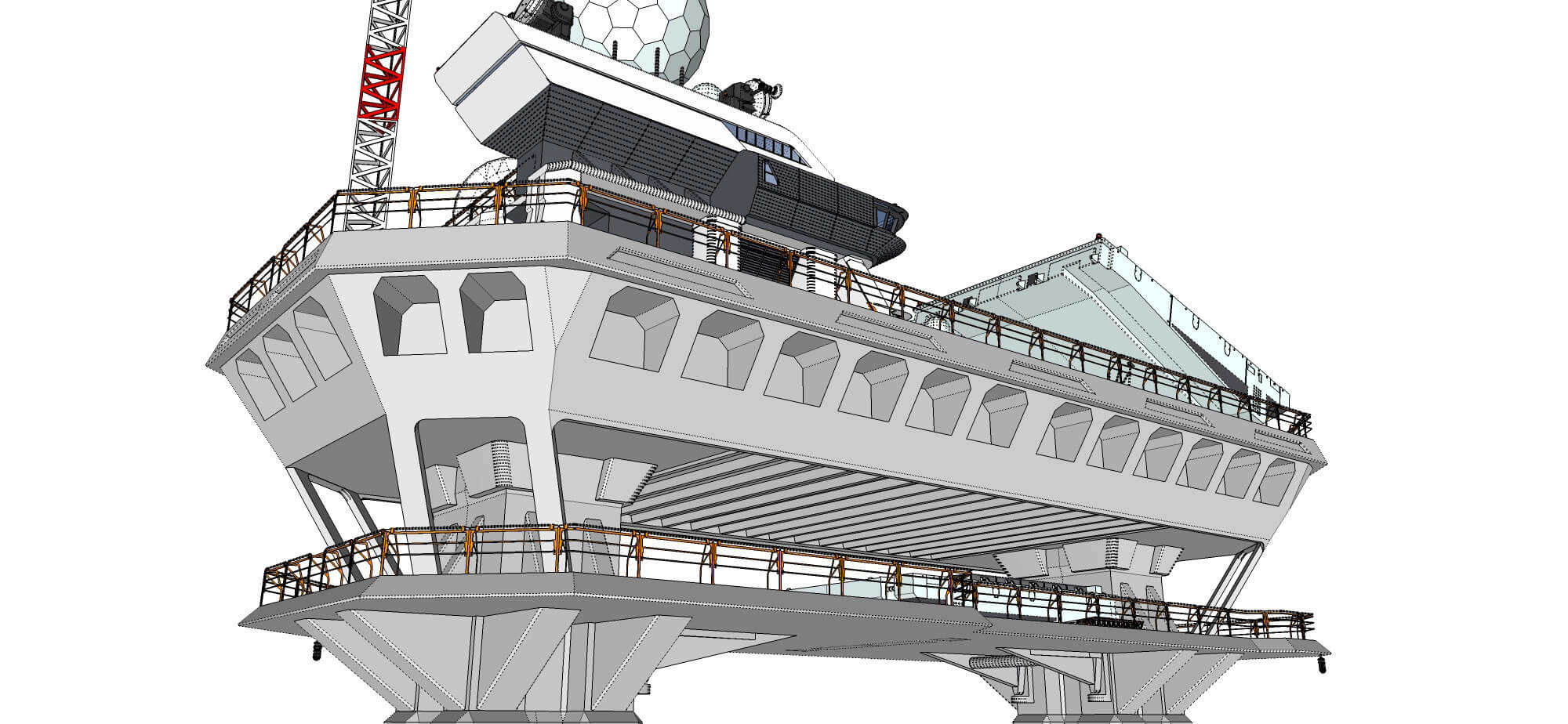 Radar Platform 1 - 3D Model by Chtazi