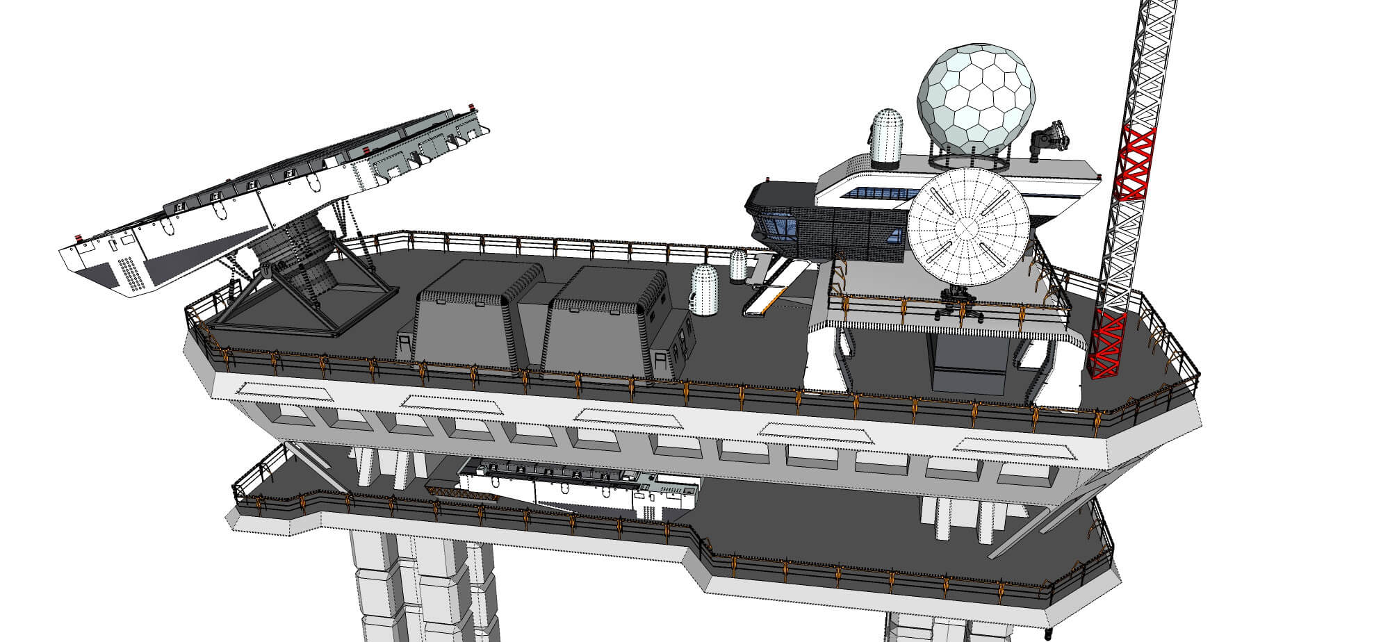Radar Platform 1 - 3D Model by Chtazi