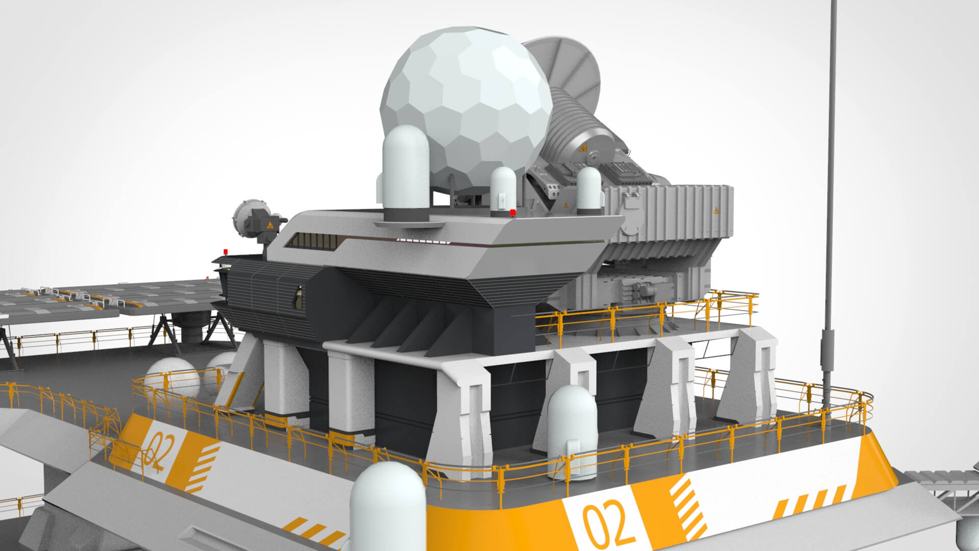 Radar Platform 2 - 3D Model by Chtazi