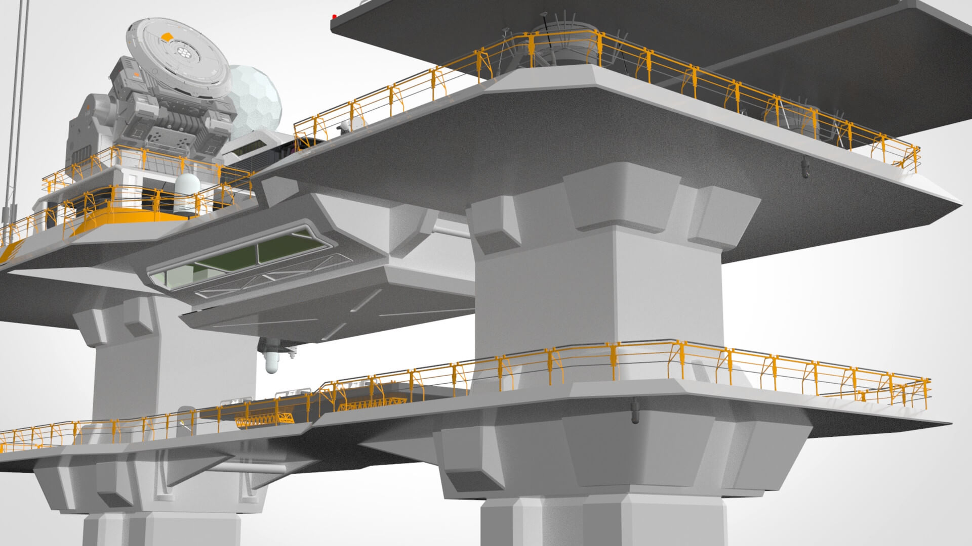 Radar Platform 2 - 3D Model by Chtazi