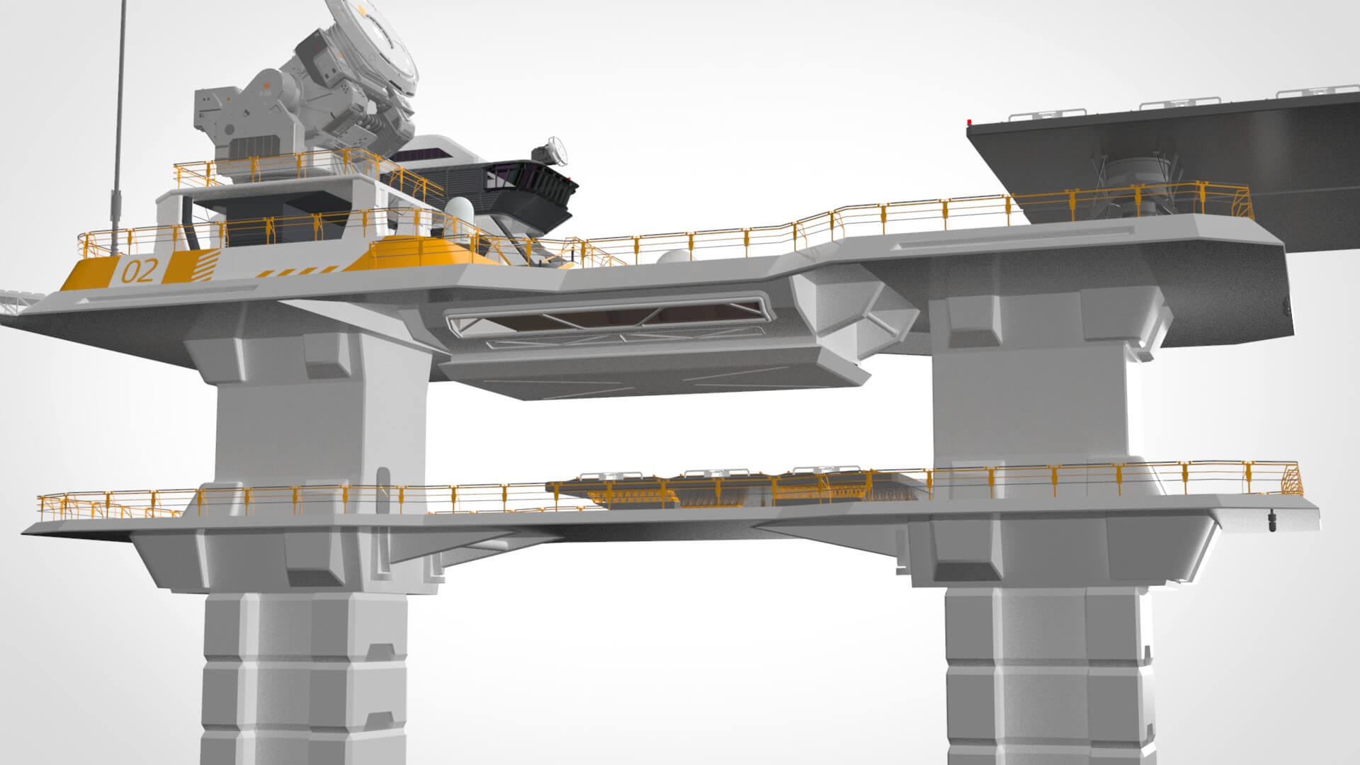 Radar Platform 2 - 3D Model by Chtazi