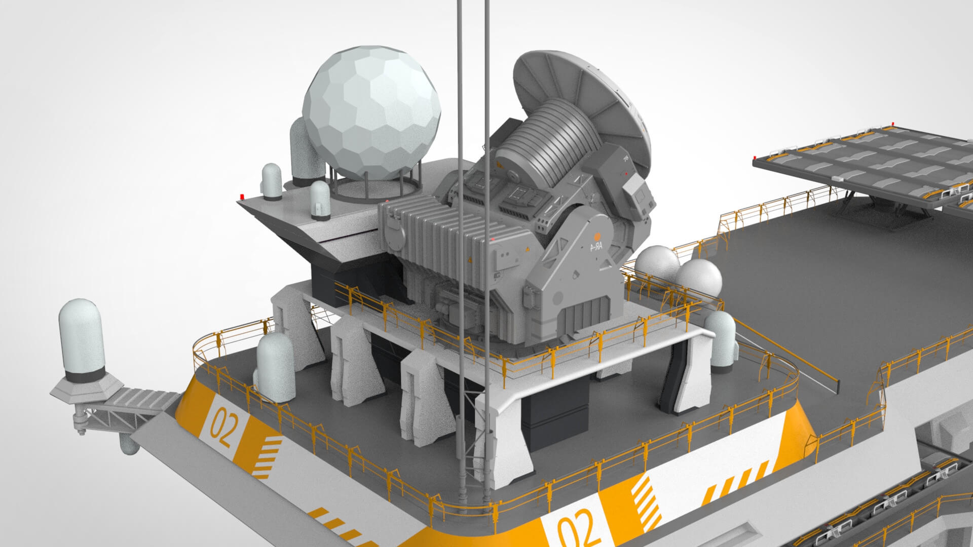 Radar Platform 2 - 3D Model by Chtazi