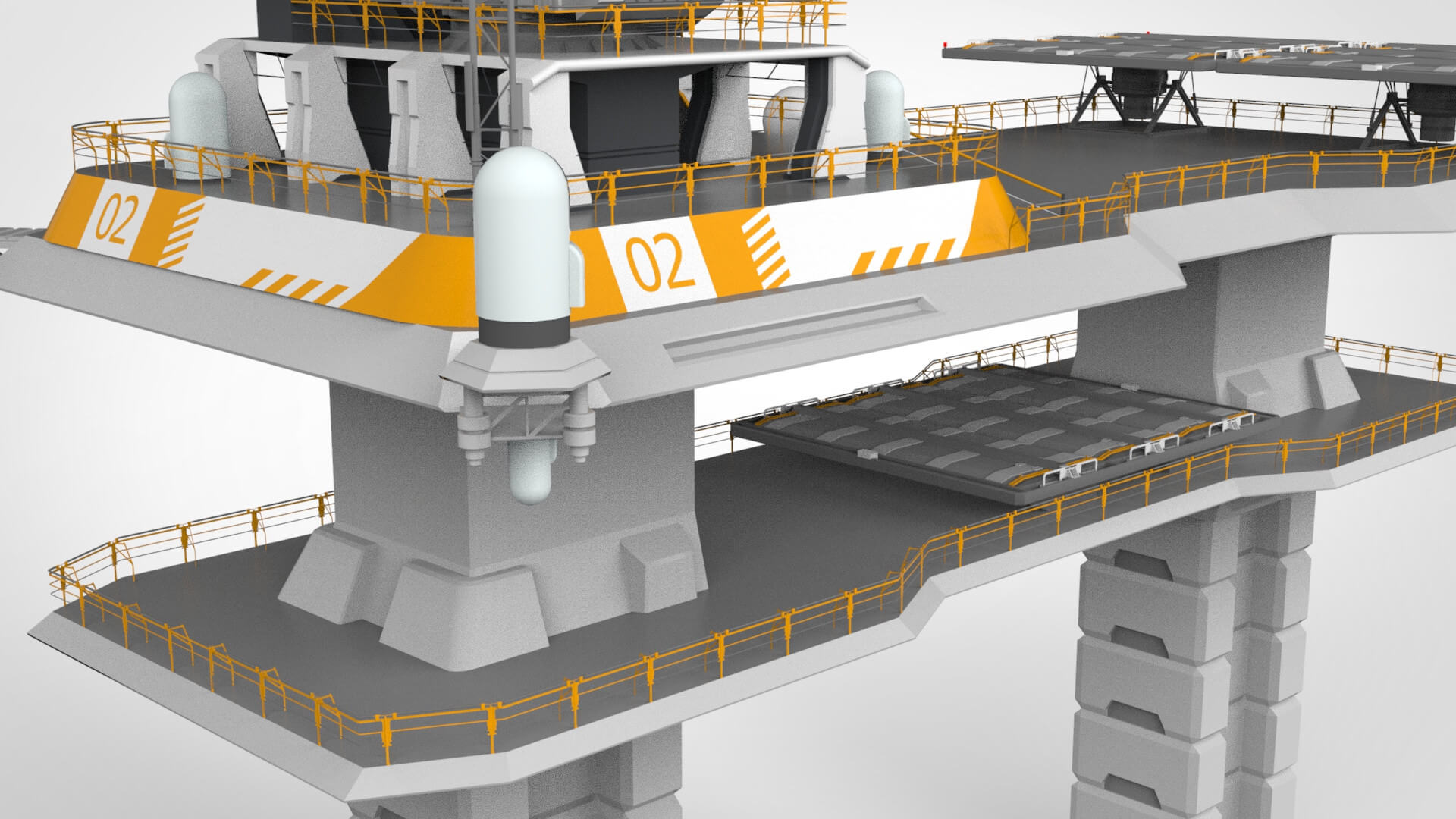 Radar Platform 2 - 3D Model by Chtazi