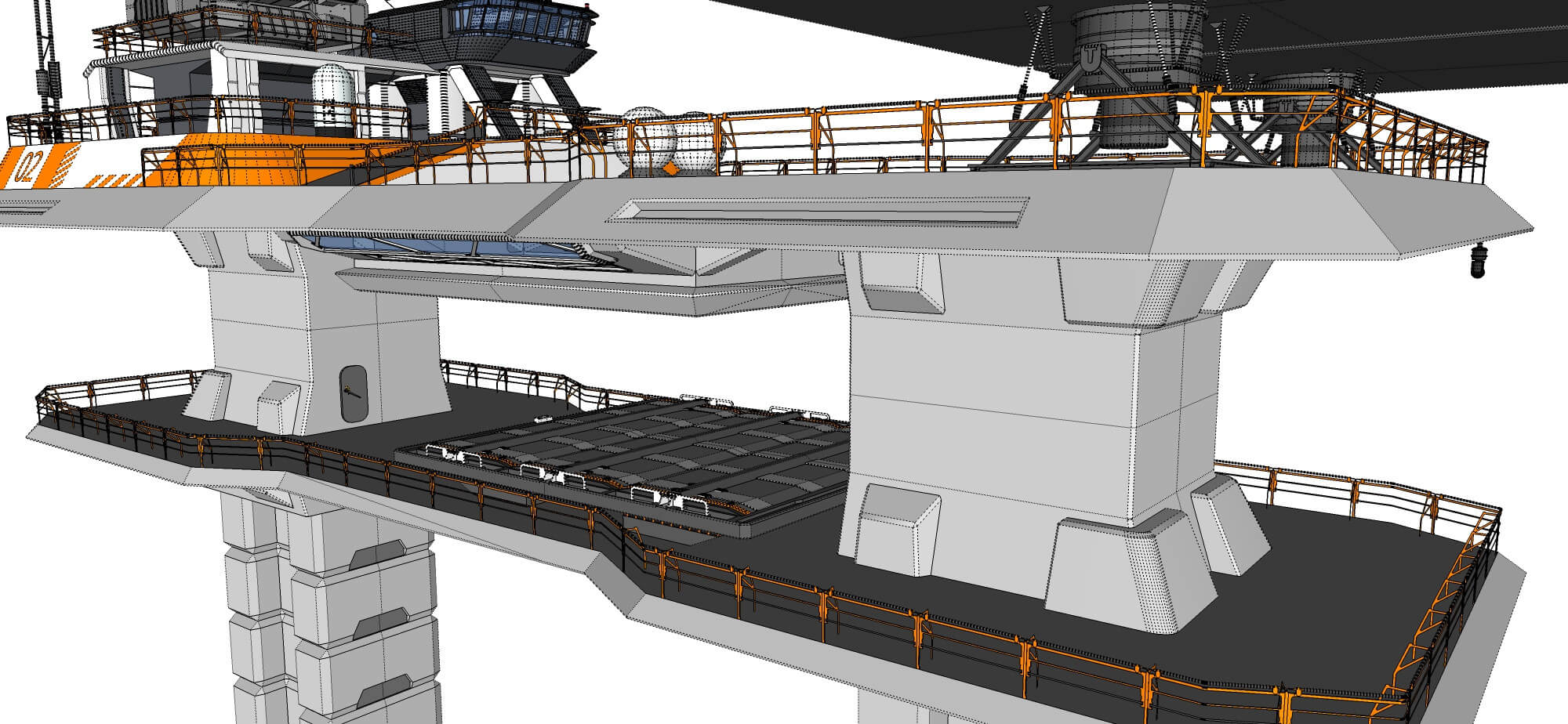 Radar Platform 2 - 3D Model by Chtazi