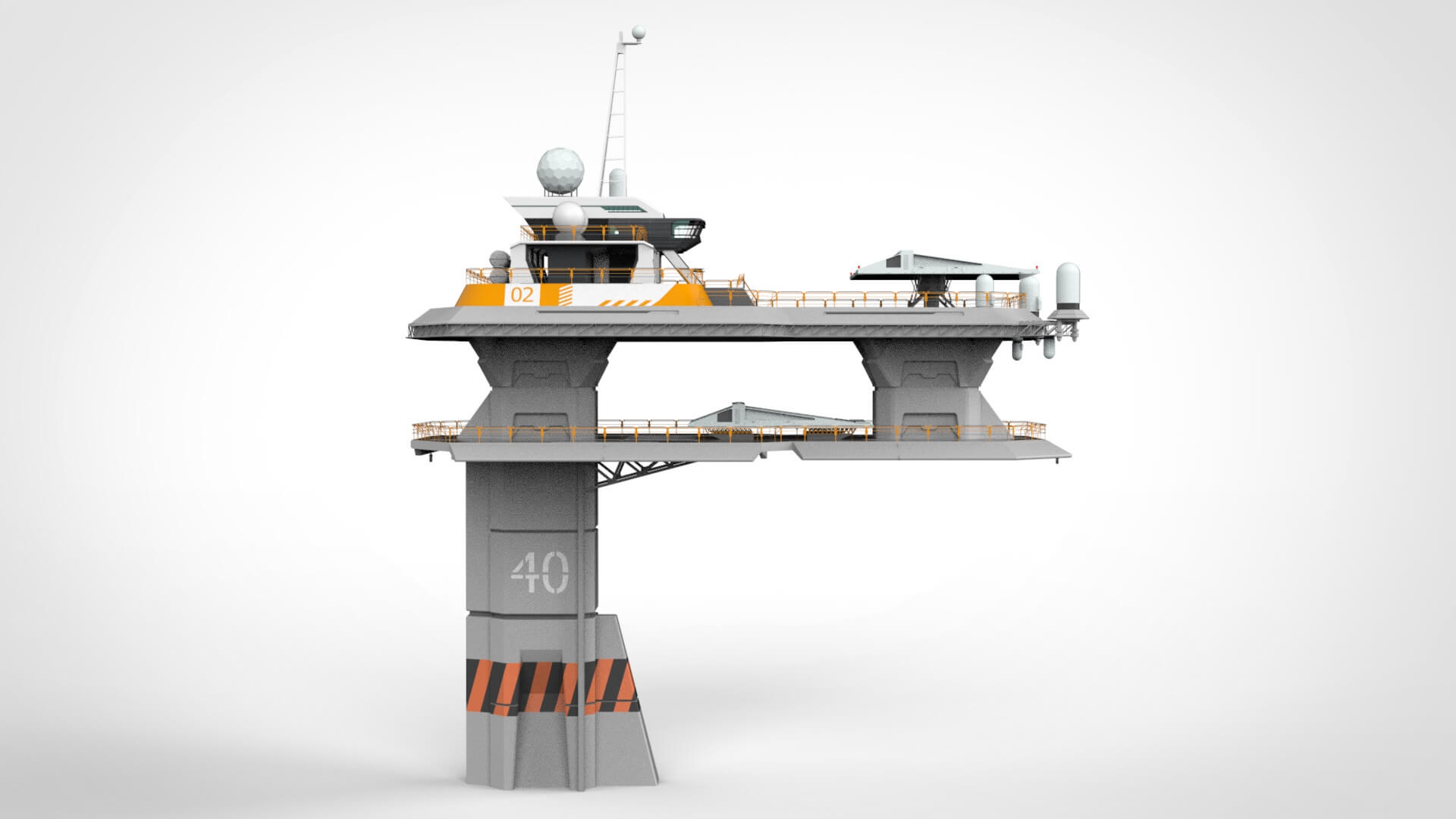 Radar Platform 3 - 3D Model by Chtazi