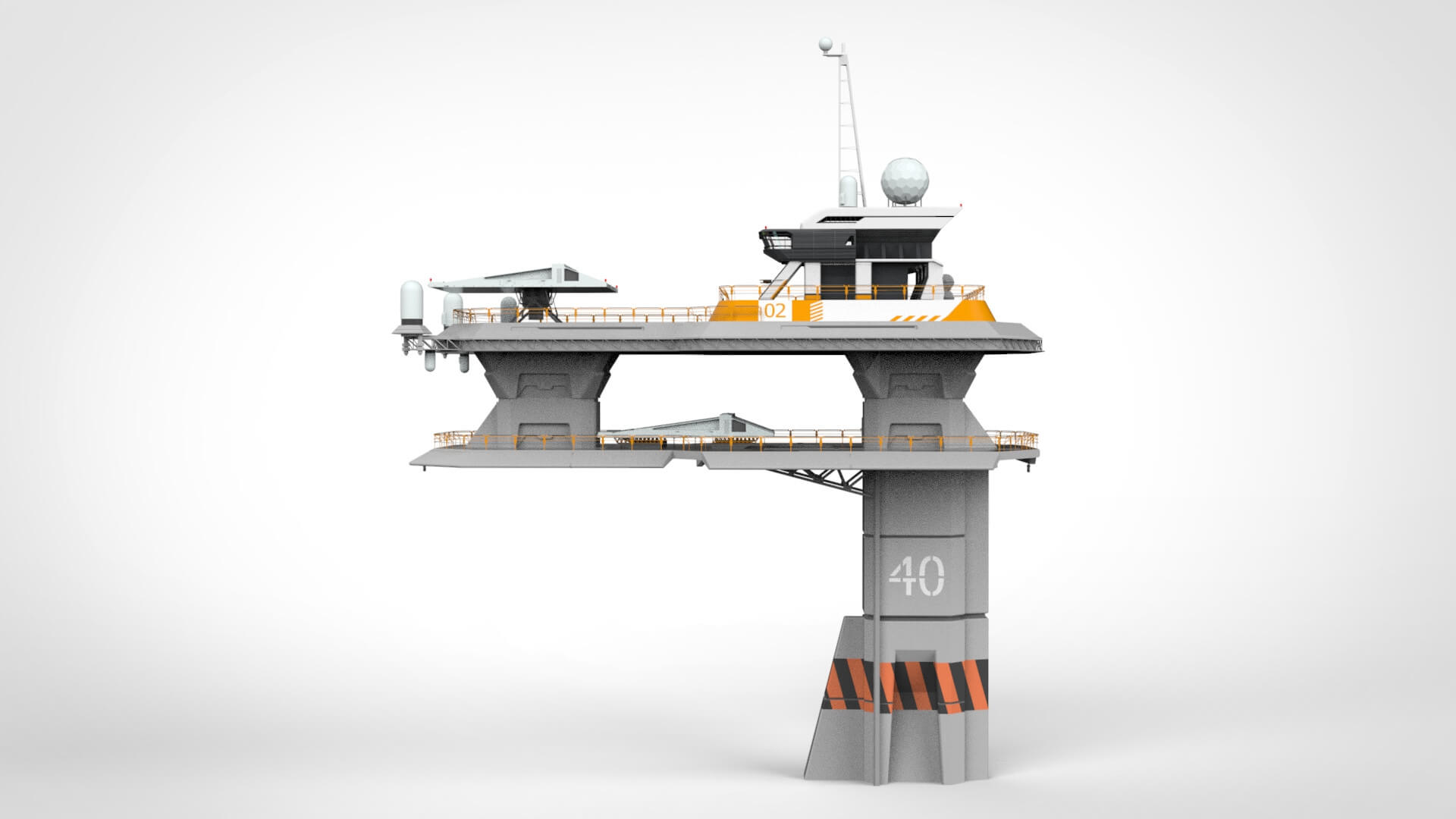Radar Platform 3 - 3D Model by Chtazi