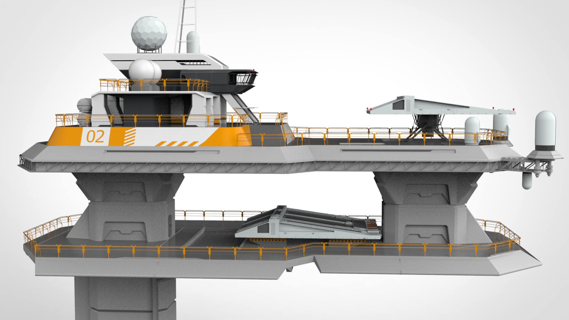 Radar Platform 3 - 3D Model by Chtazi