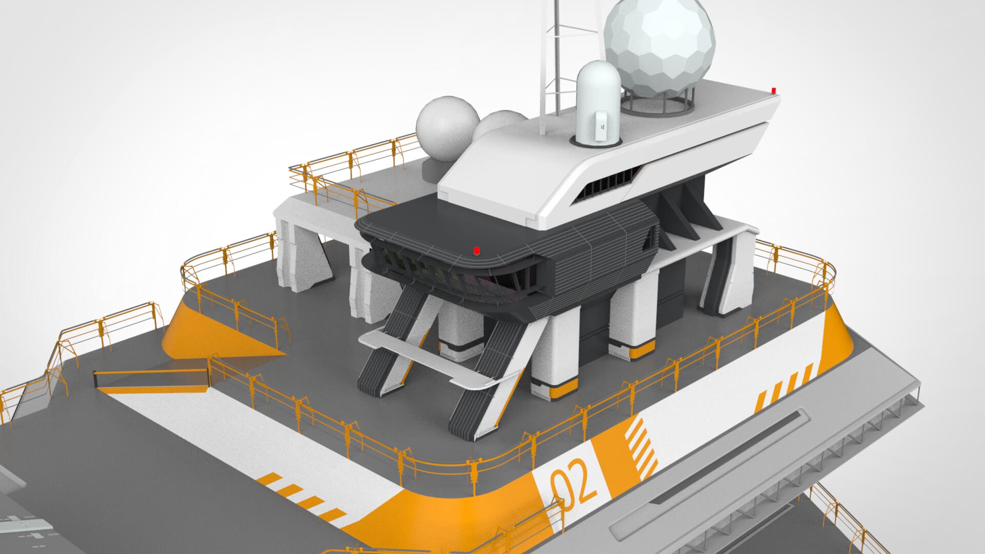 Radar Platform 3 - 3D Model by Chtazi