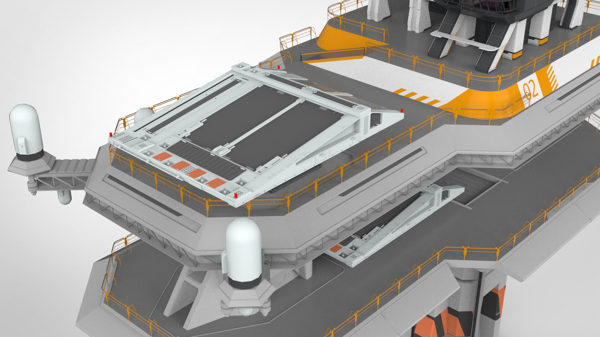 Radar Platform 3 - 3D Model by Chtazi