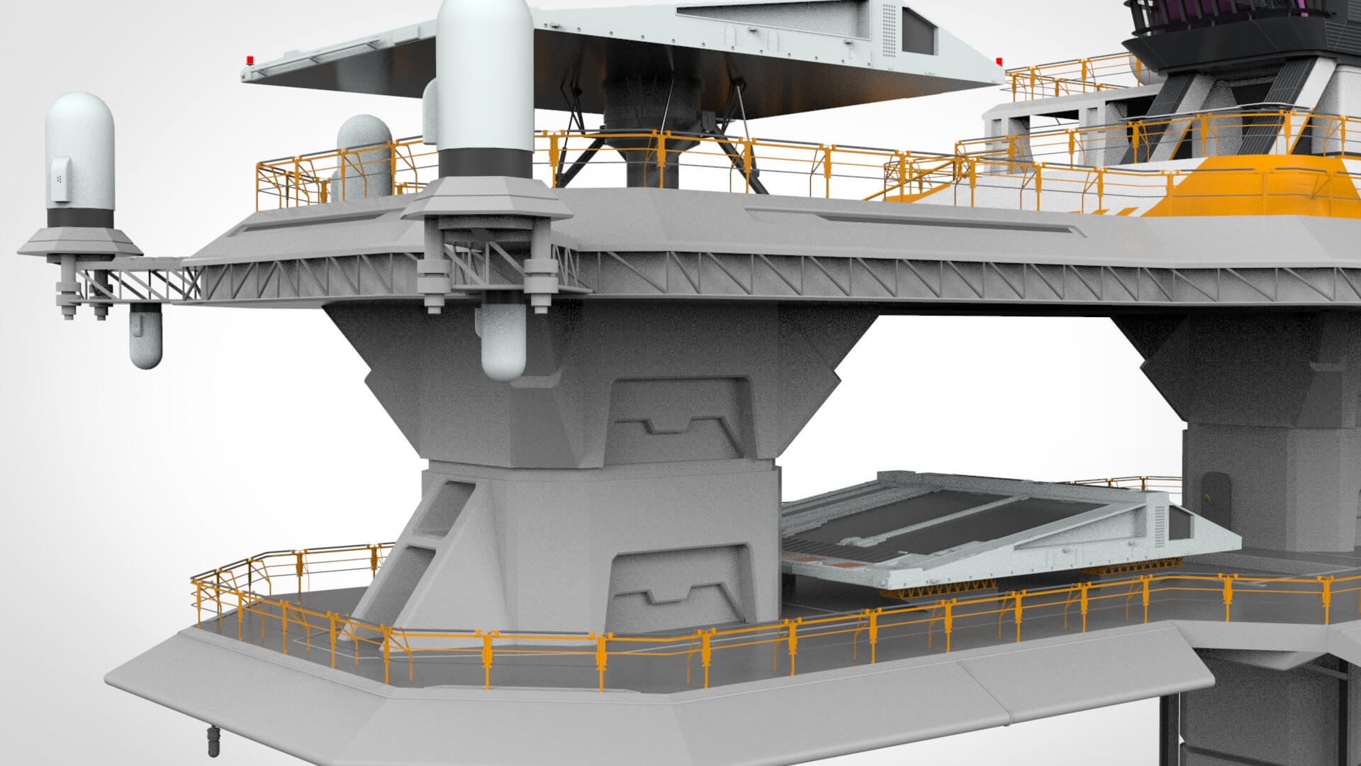 Radar Platform 3 - 3D Model by Chtazi