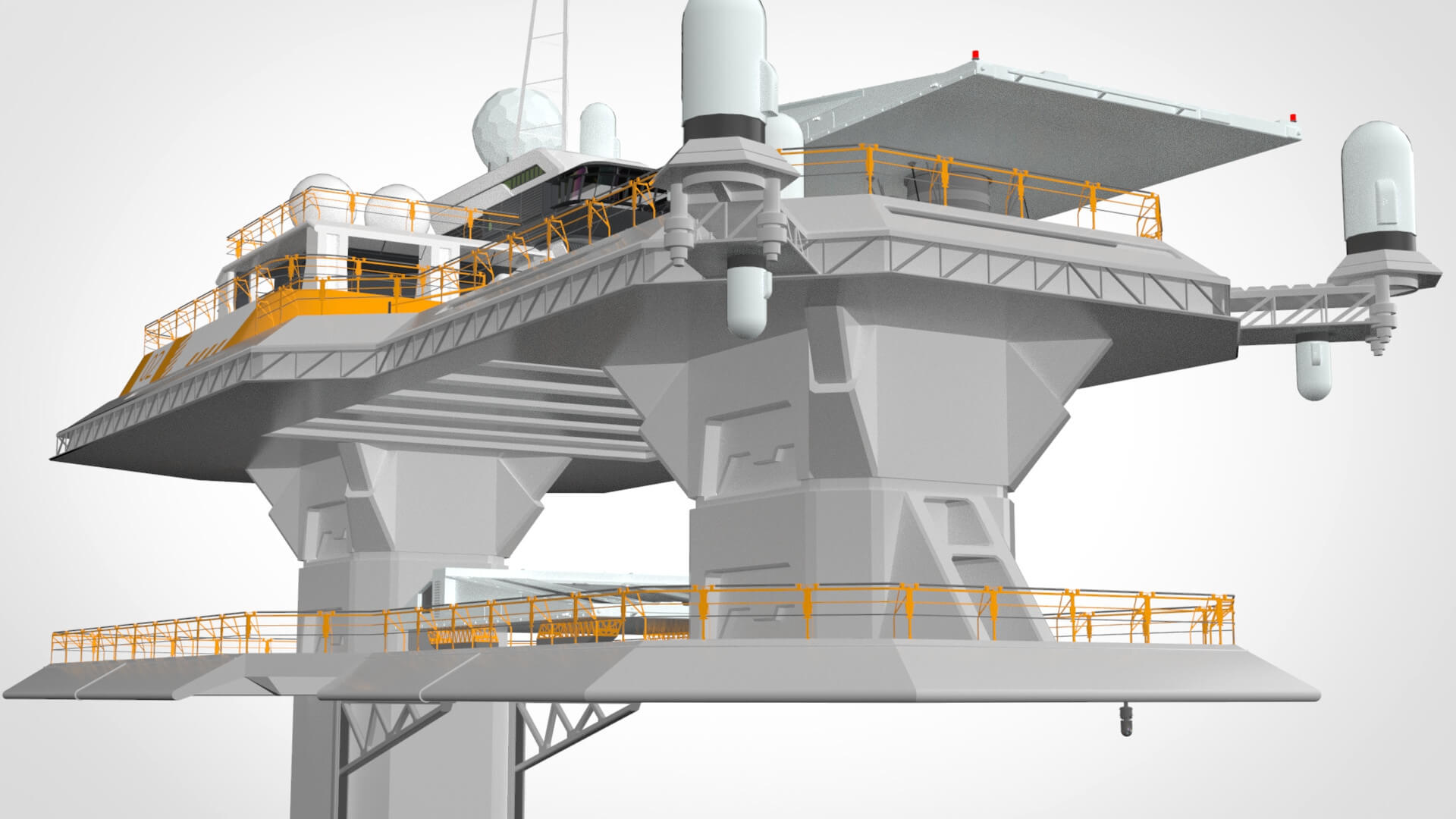 Radar Platform 3 - 3D Model by Chtazi