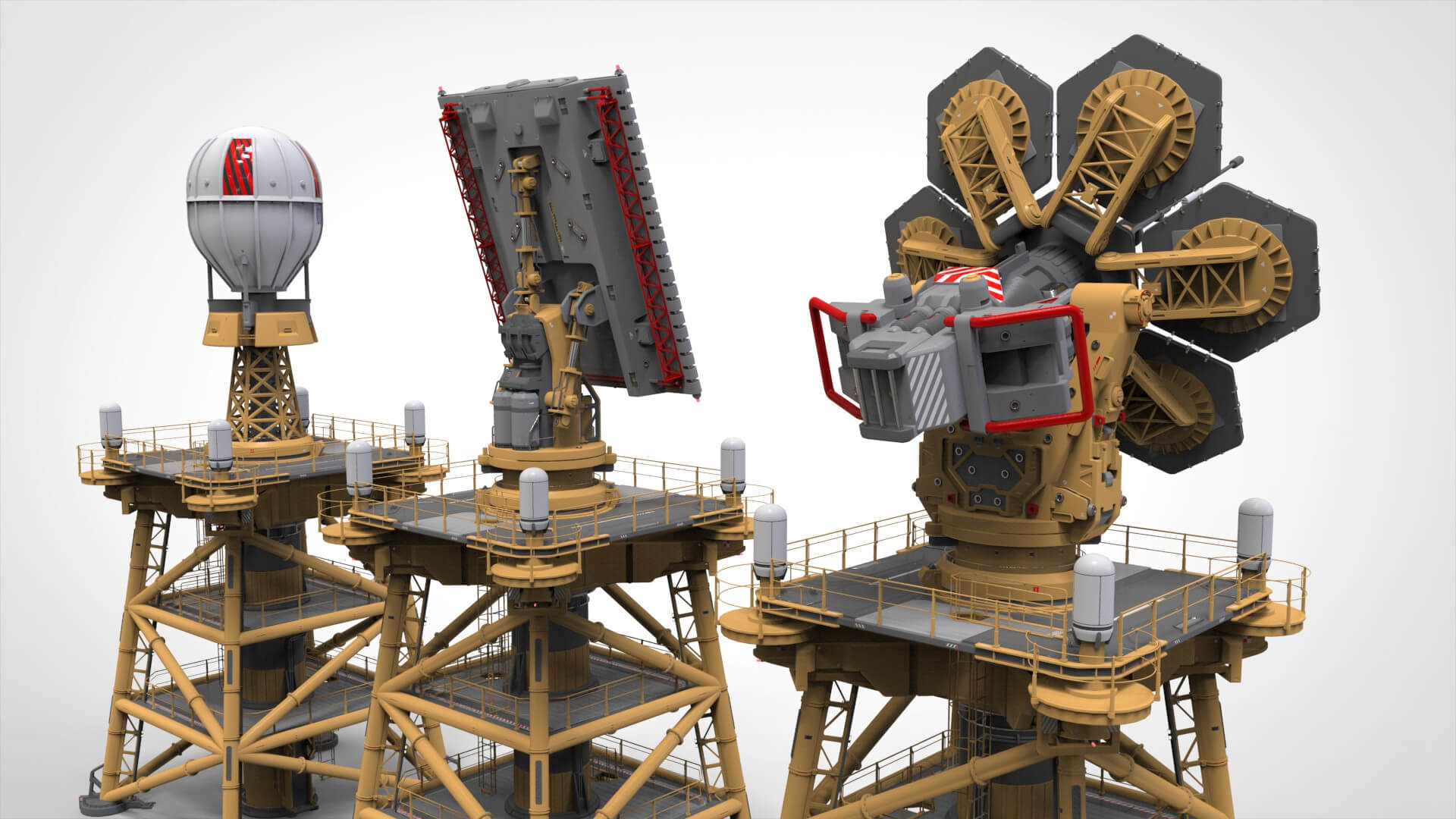 Sci-Fi Antenna 1 3D Model by Chtazi