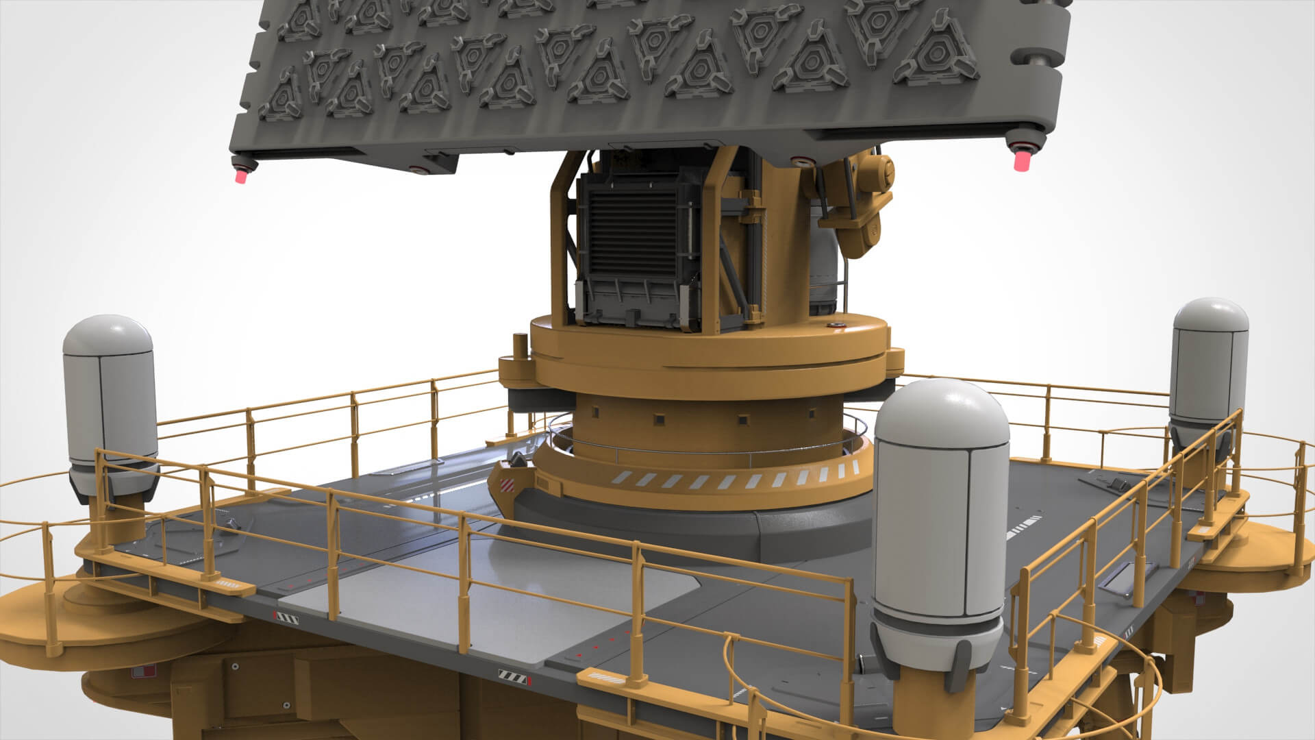 Sci-Fi Antenna 1 3D Model by Chtazi