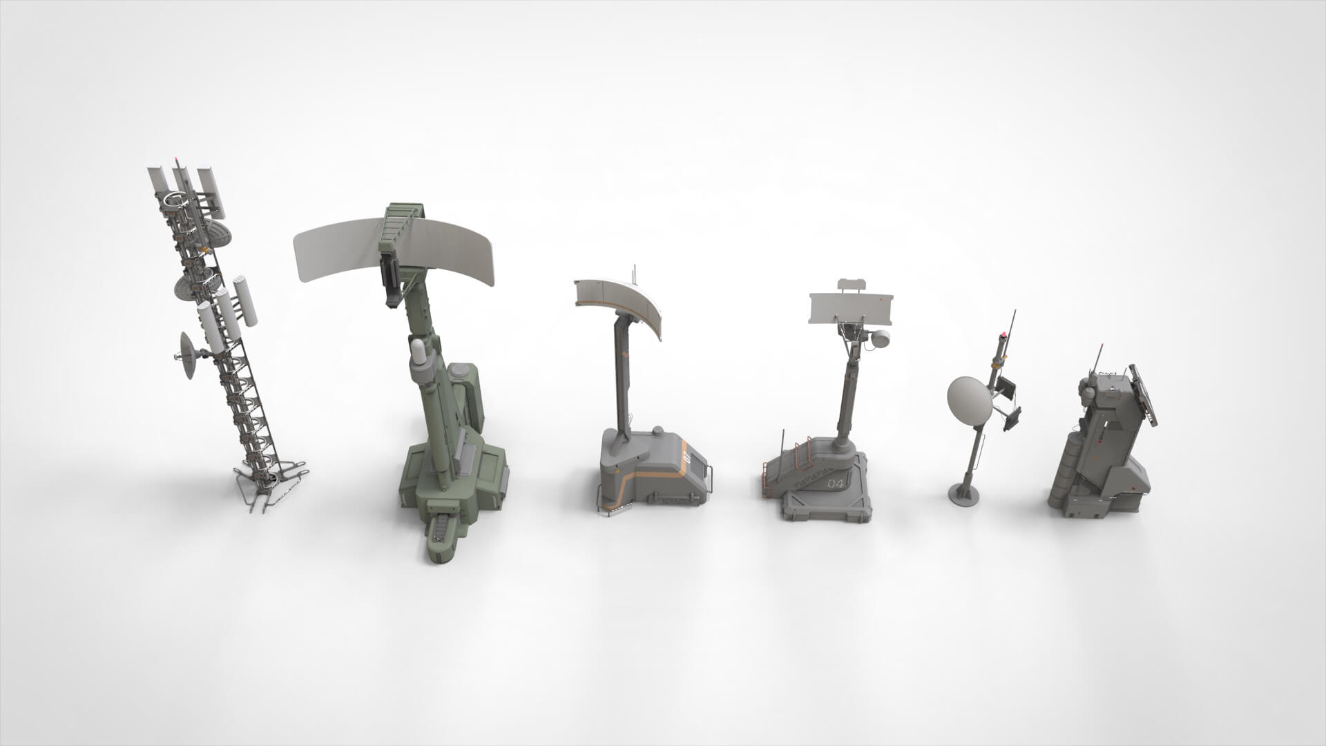 Sci-Fi Antenna 13 3D Model by Chtazi