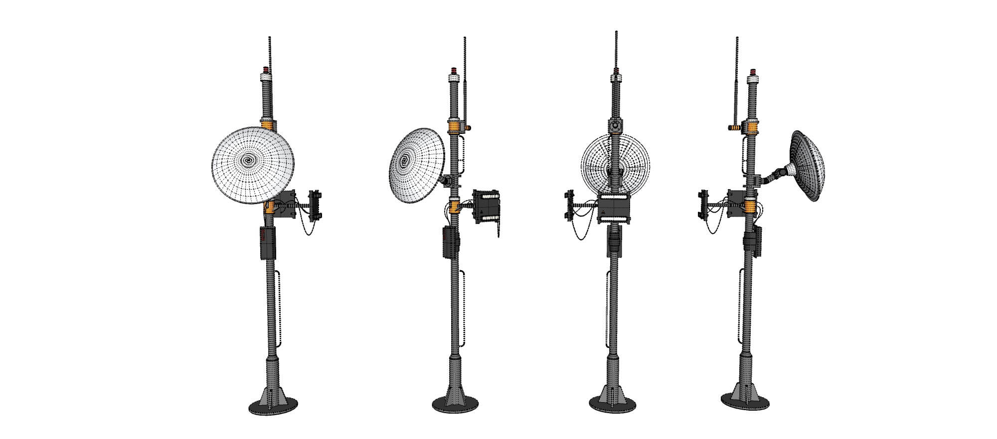 Sci-Fi Antenna 13 3D Model by Chtazi