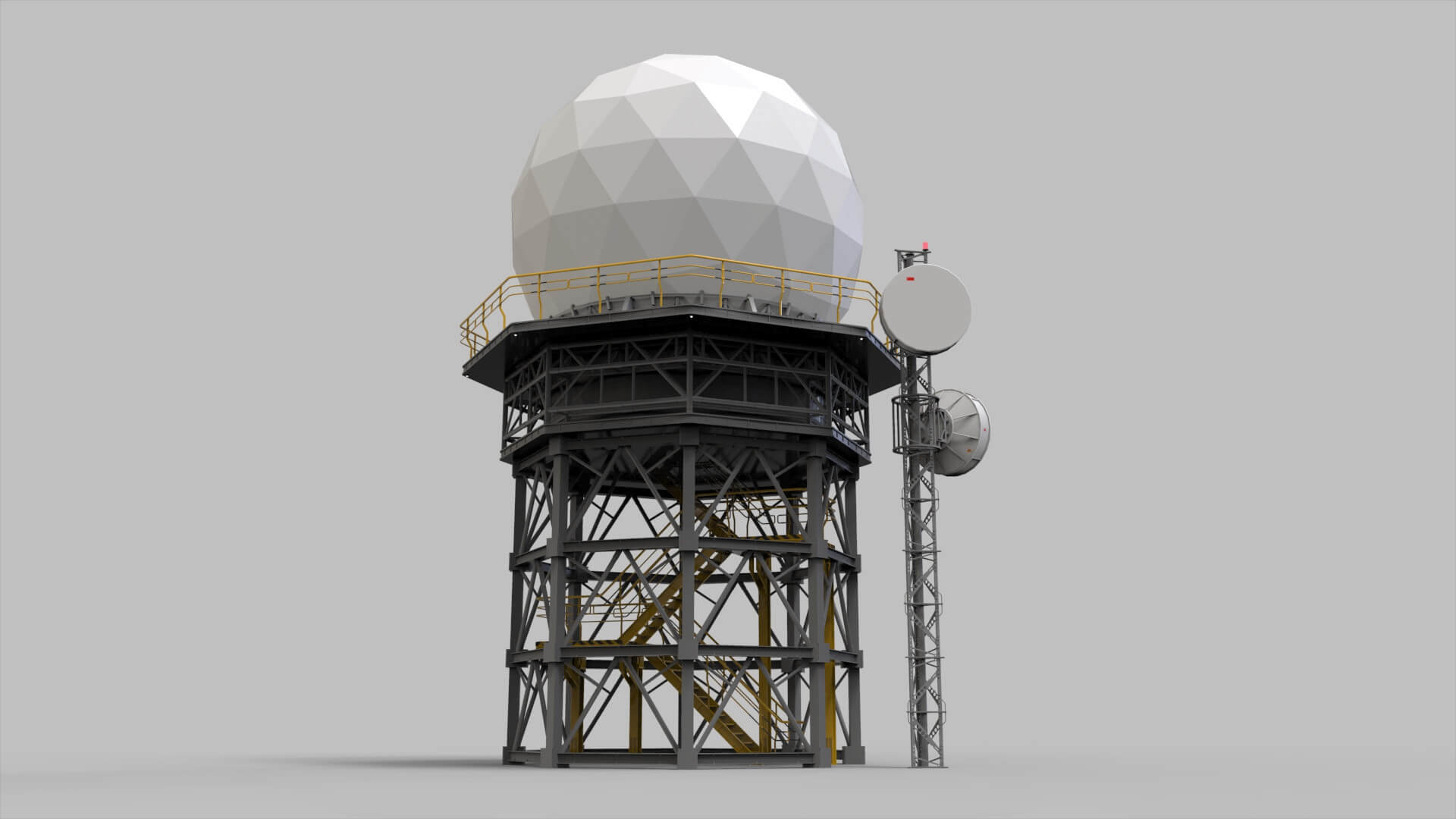 Sci Fi Antenna 2 - 3D Model by Chtazi