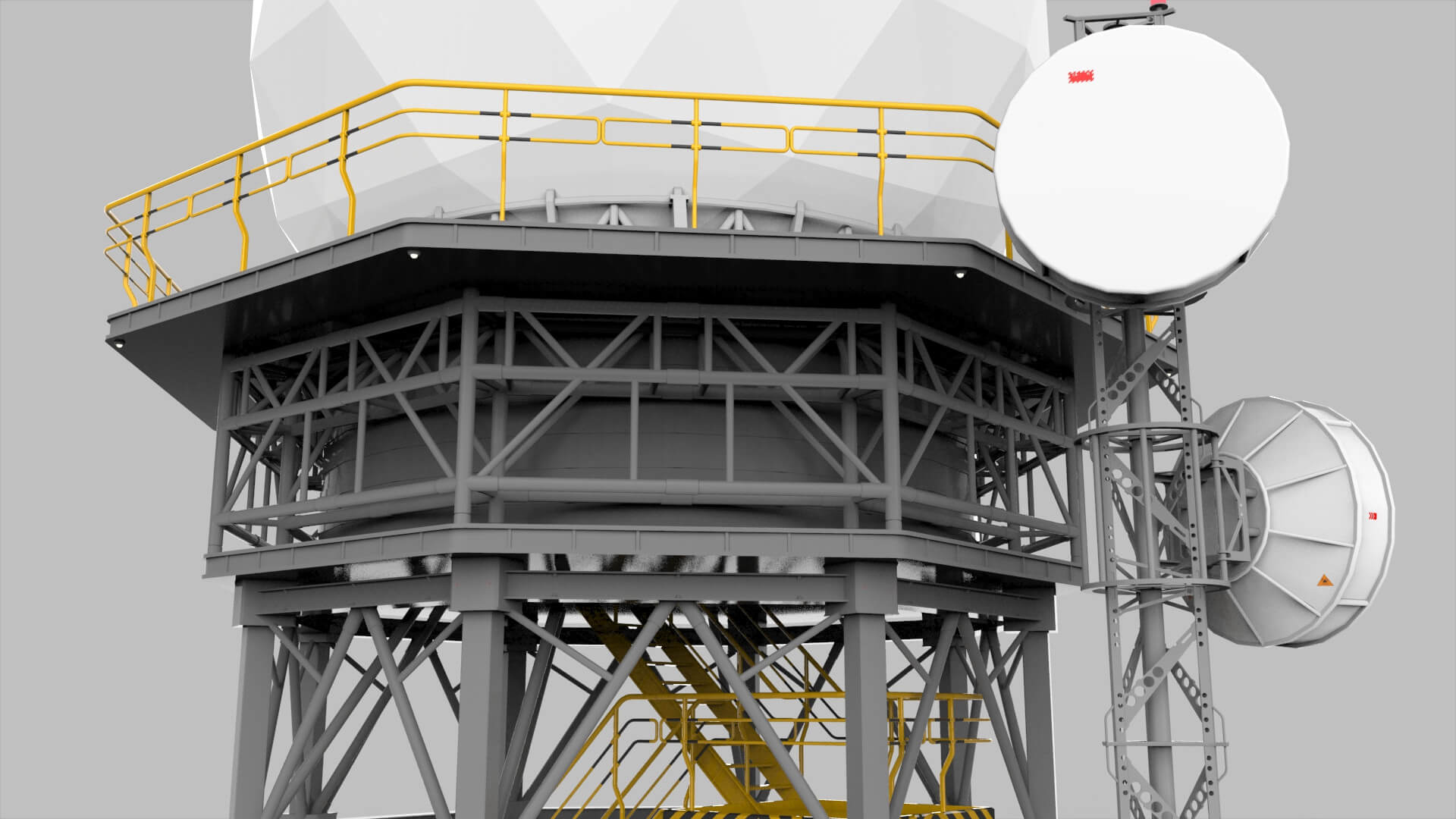 Sci-Fi Antenna 2 3D Model by Chtazi