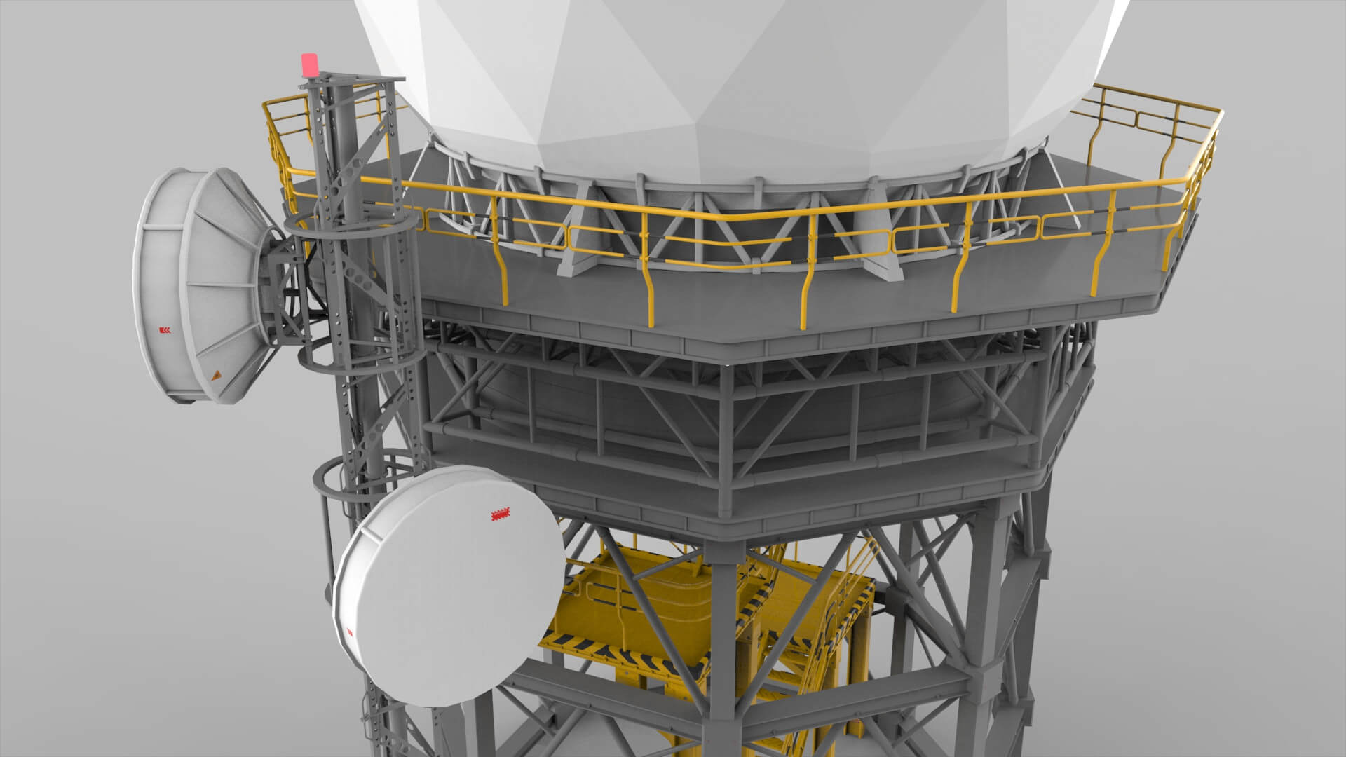 Sci-Fi Antenna 2 3D Model by Chtazi