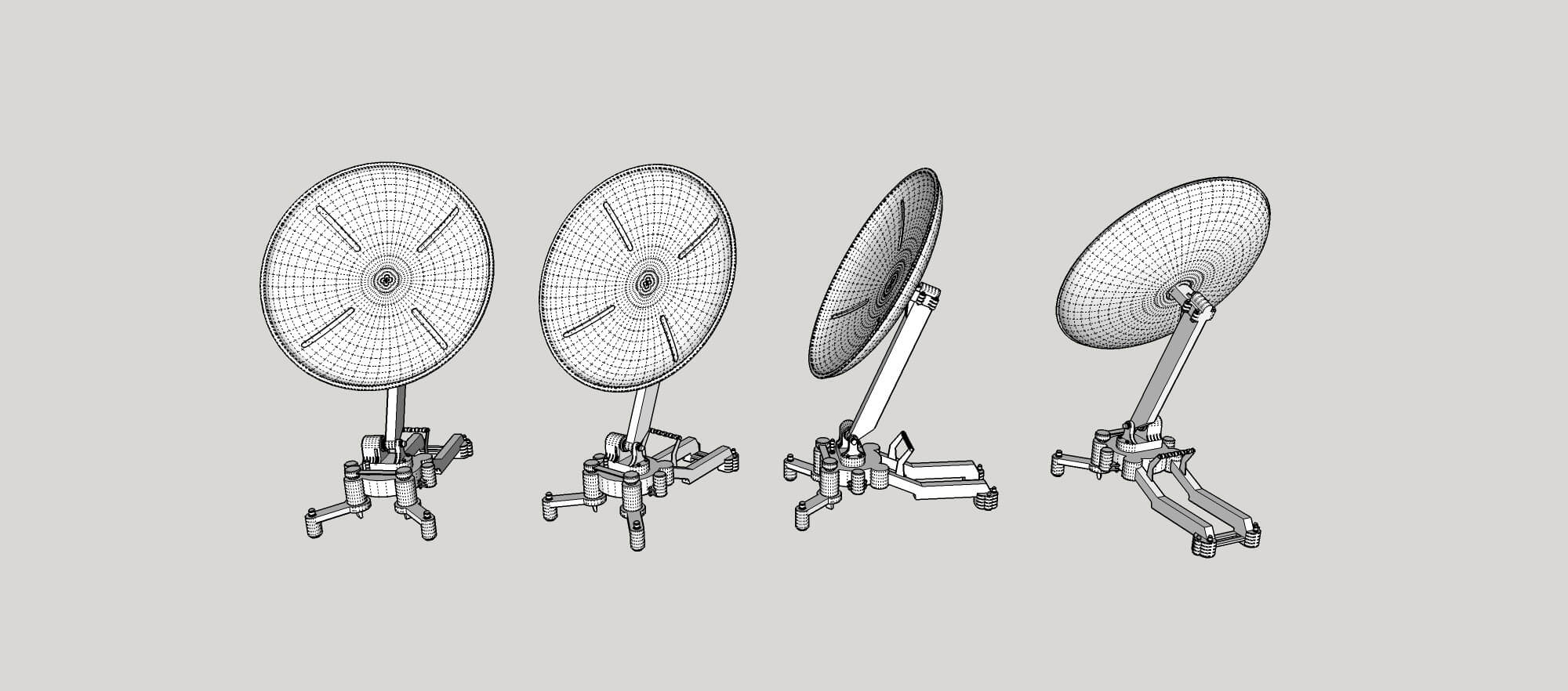 Sci-Fi Antenna 5 3D Model by Chtazi