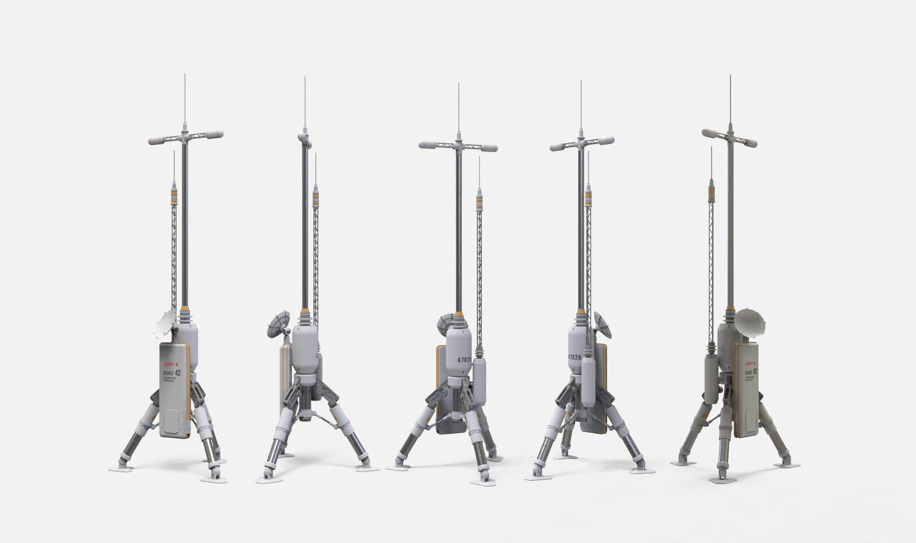 Sci-Fi Antenna 6 3D Model by Chtazi