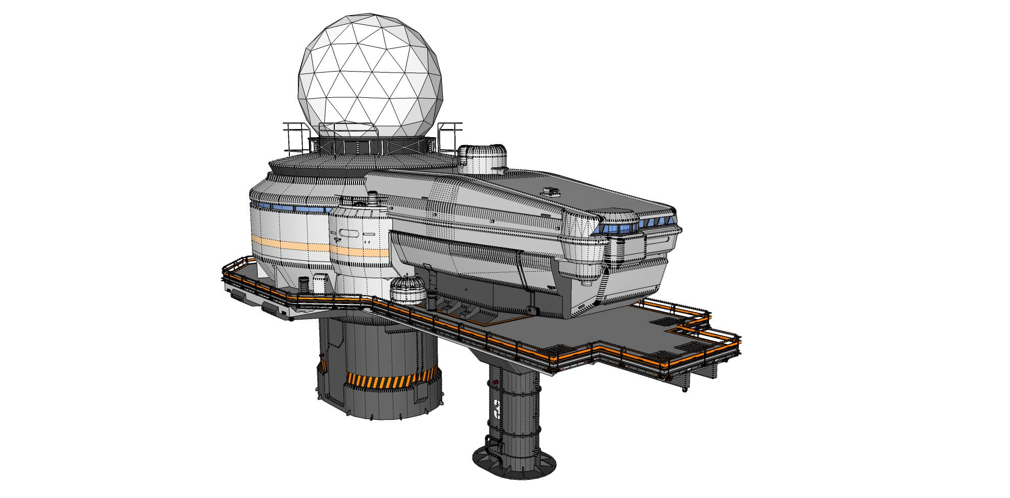 Sci-Fi Antenna Collection 1 3D Model by Chtazi