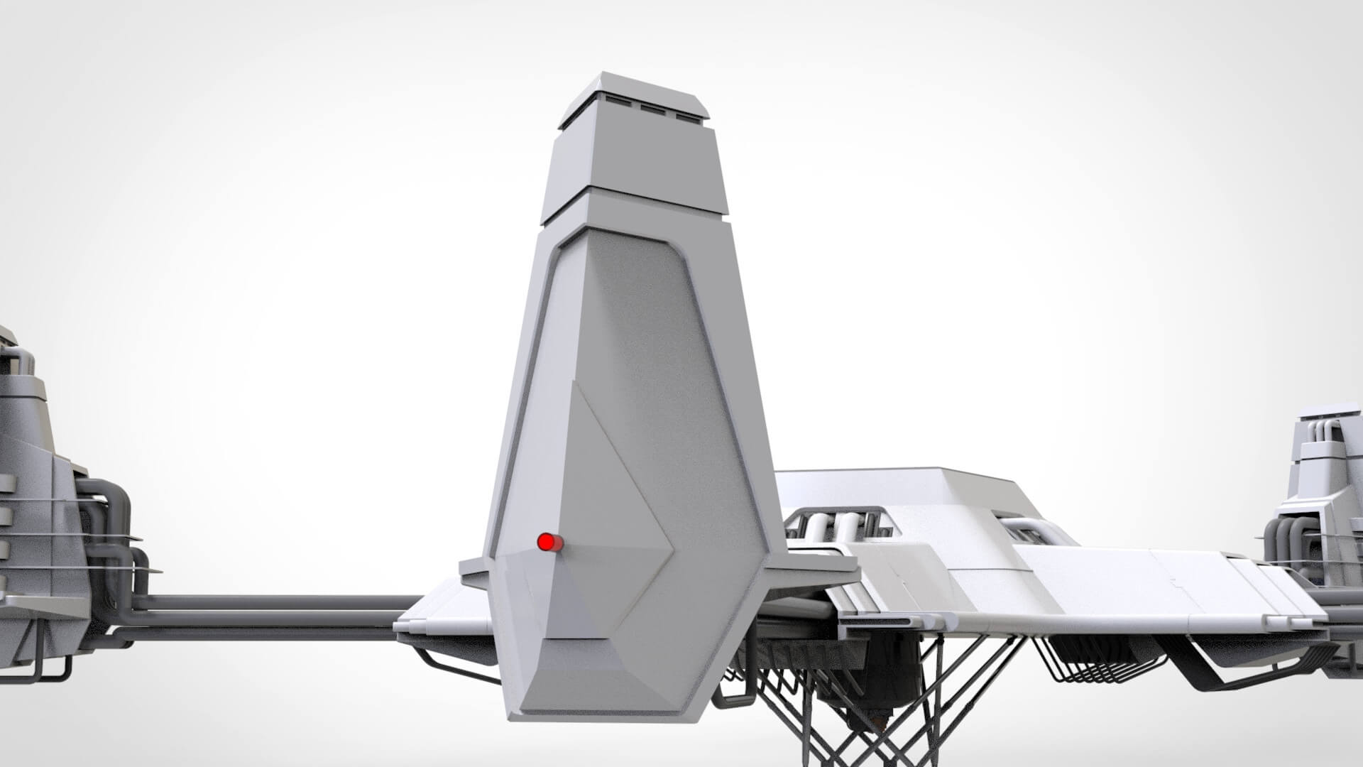 Sci-Fi Antenna 3D Model by Chtazi