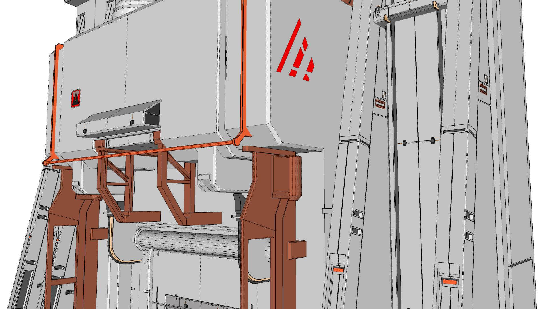 Sci-Fi Architectural Element 11 3D Model by Chtazi