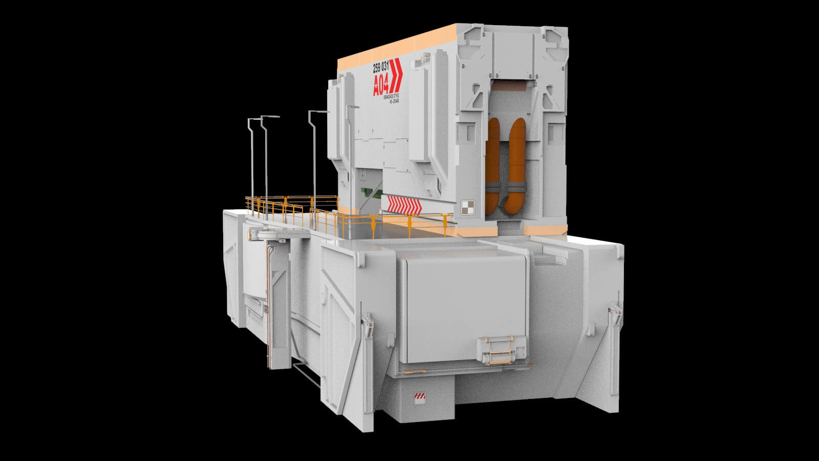 Sci-Fi Architectural Element 13 3D Model by Chtazi