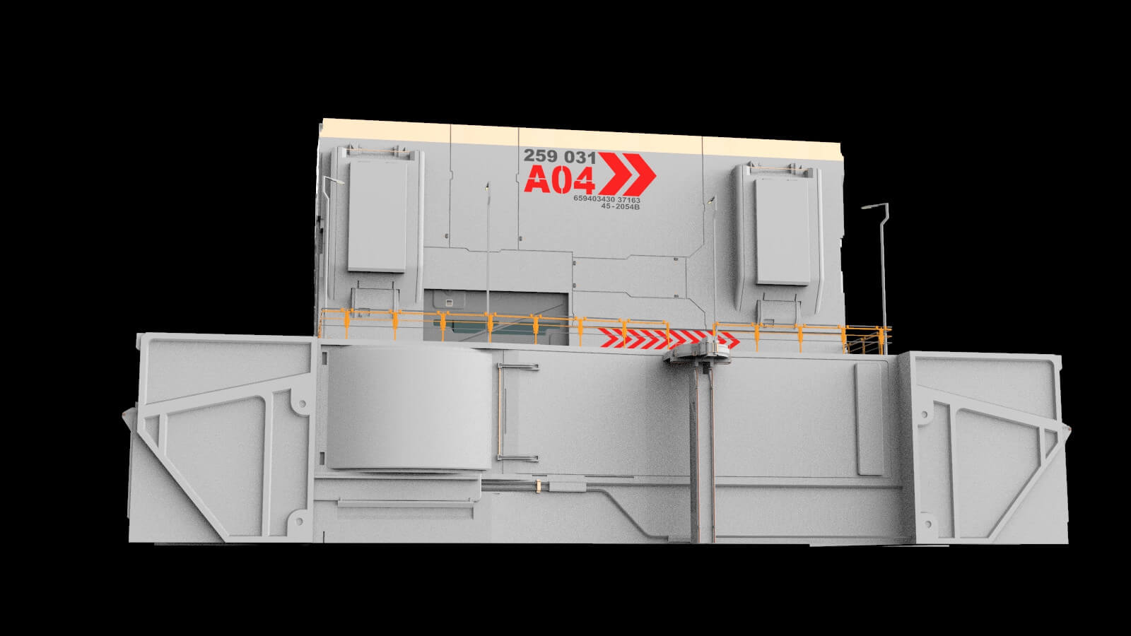 Sci-Fi Architectural Element 13 3D Model by Chtazi