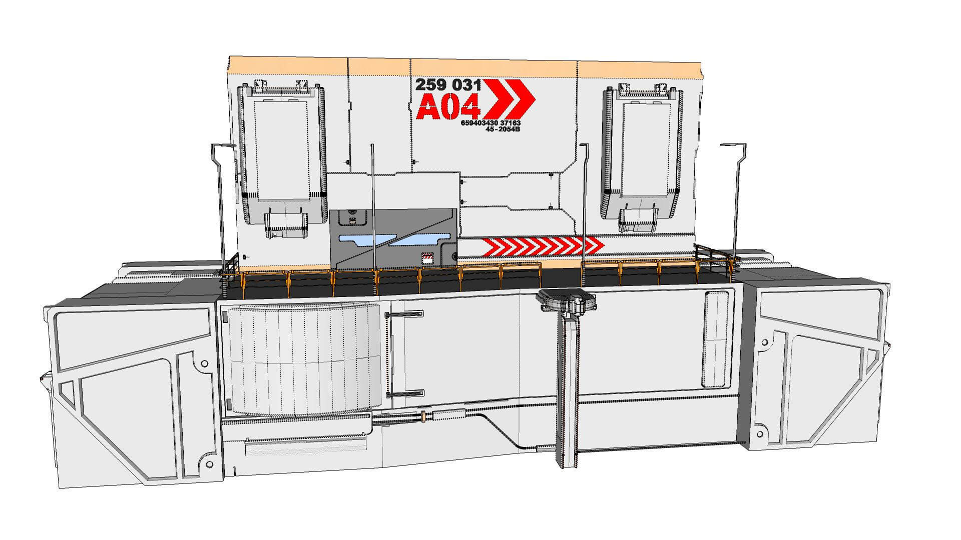Sci-Fi Architectural Element 13 3D Model by Chtazi