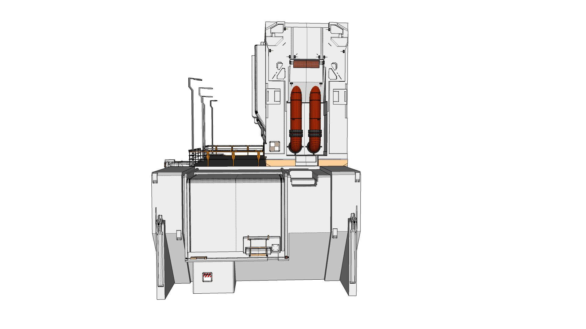 Sci-Fi Architectural Element 13 3D Model by Chtazi
