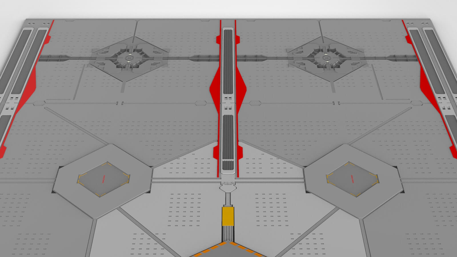 Sci-Fi Architectural Element 14 3D Model by Chtazi