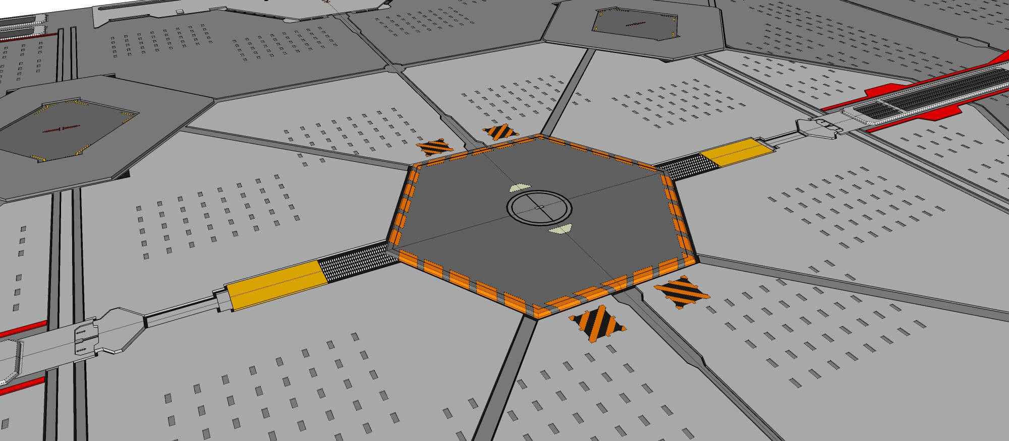 Sci-Fi Architectural Element 14 3D Model by Chtazi