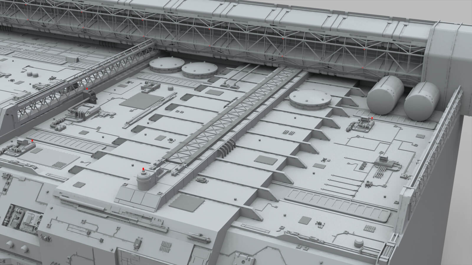 Sci-Fi Architecture Elements Collection 9 3D Model by Chtazi