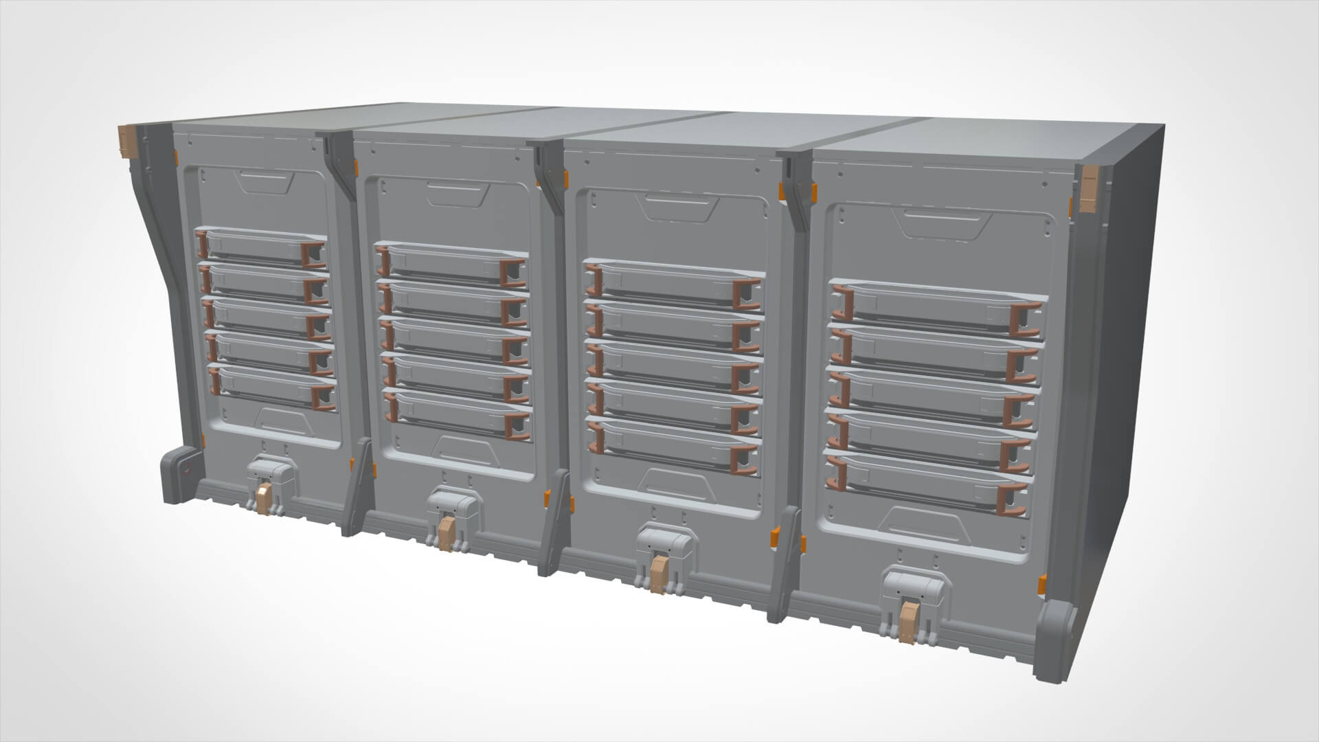 Sci-Fi Architecture Kitbash 10 3D Model by Chtazi