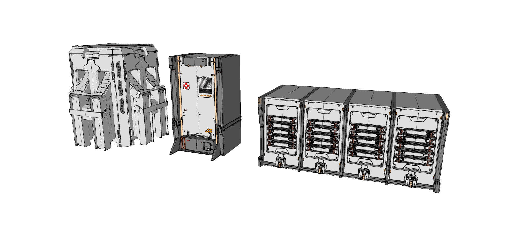 Sci-Fi Architecture Kitbash 10 3D Model by Chtazi