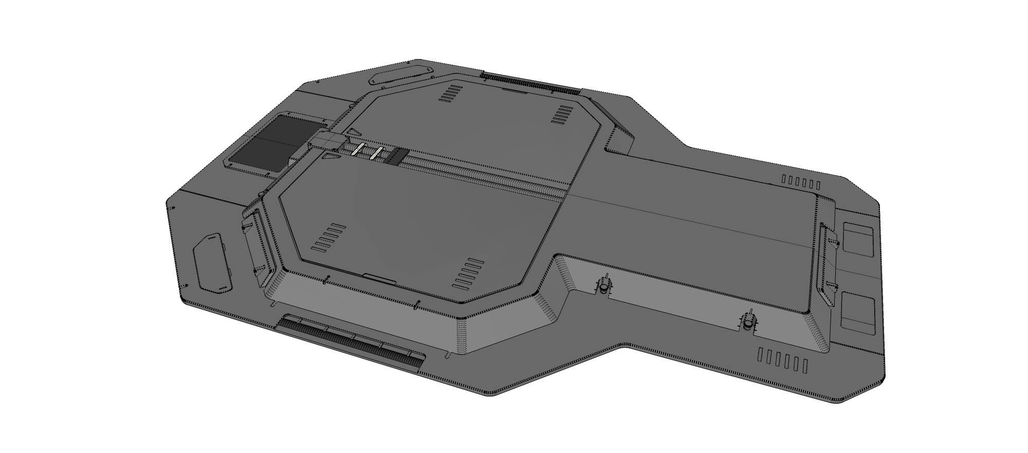 Sci-Fi Architecture Kitbash 14 3D Model by Chtazi