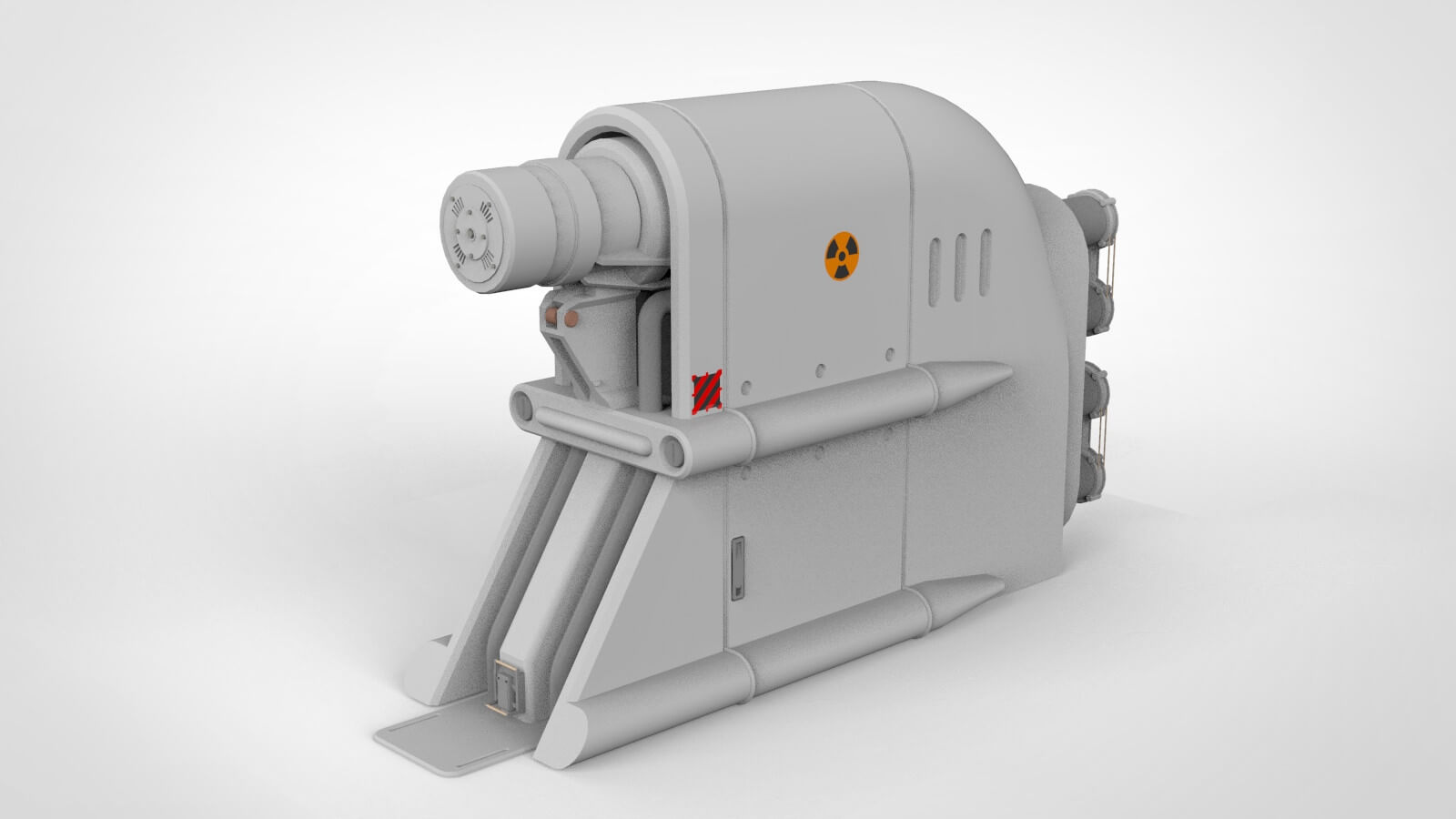 Sci-Fi Architecture Kitbash 28 3D Model by Chtazi