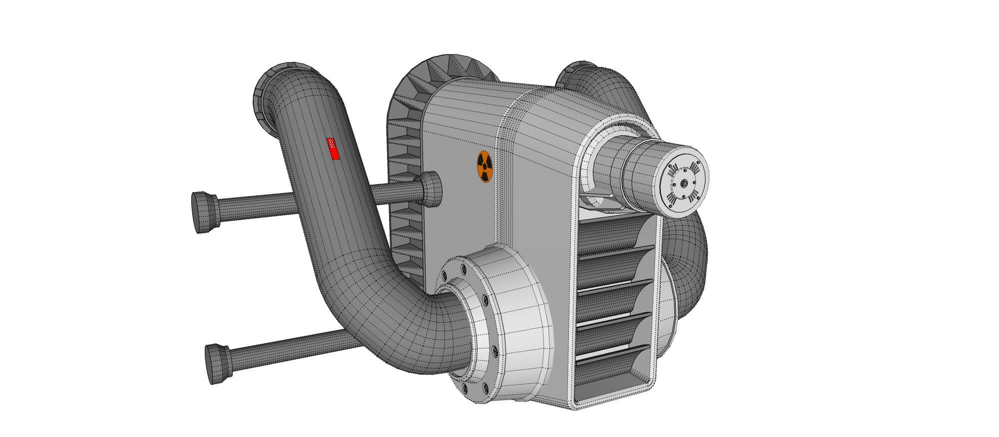 Sci-Fi Architecture Kitbash 28 3D Model by Chtazi