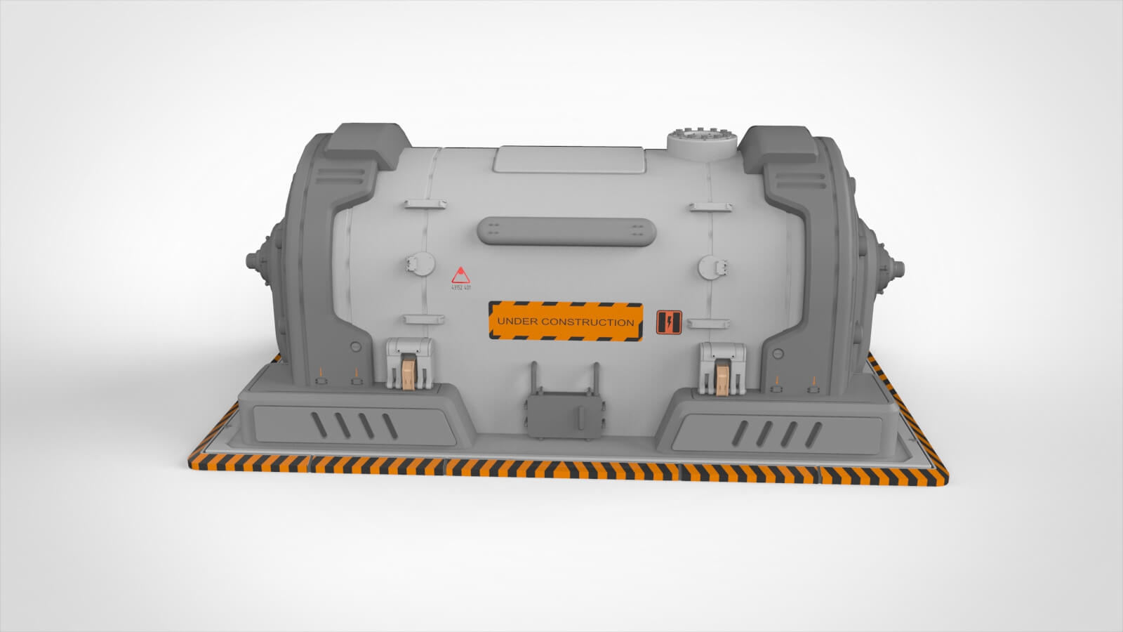 Sci-Fi Architecture Kitbash 3 3D Model by Chtazi