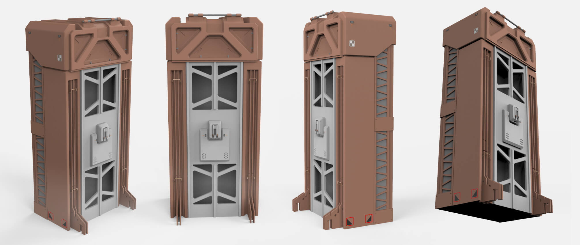 Sci-Fi Architecture Kitbash 3 3D Model by Chtazi