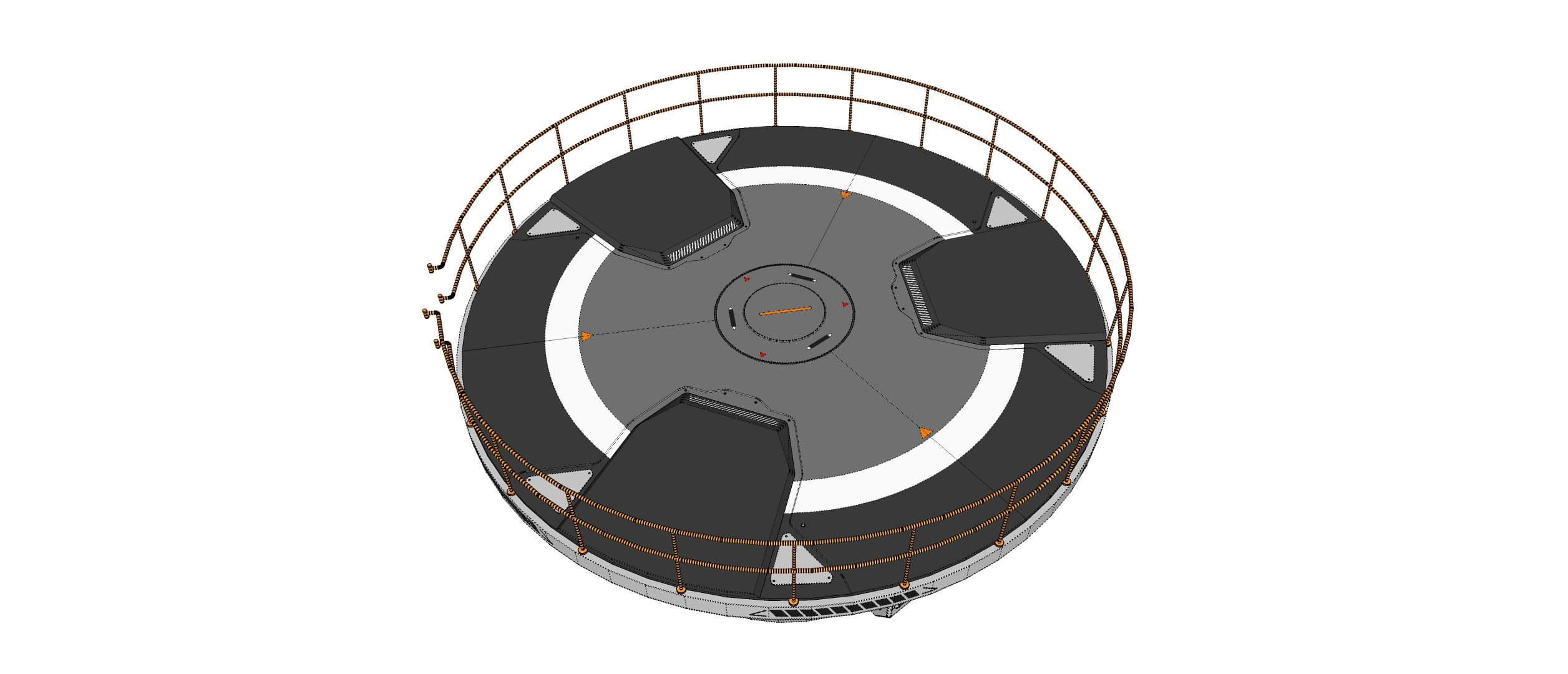 Sci-Fi Architecture Kitbash 34 3D Model by Chtazi