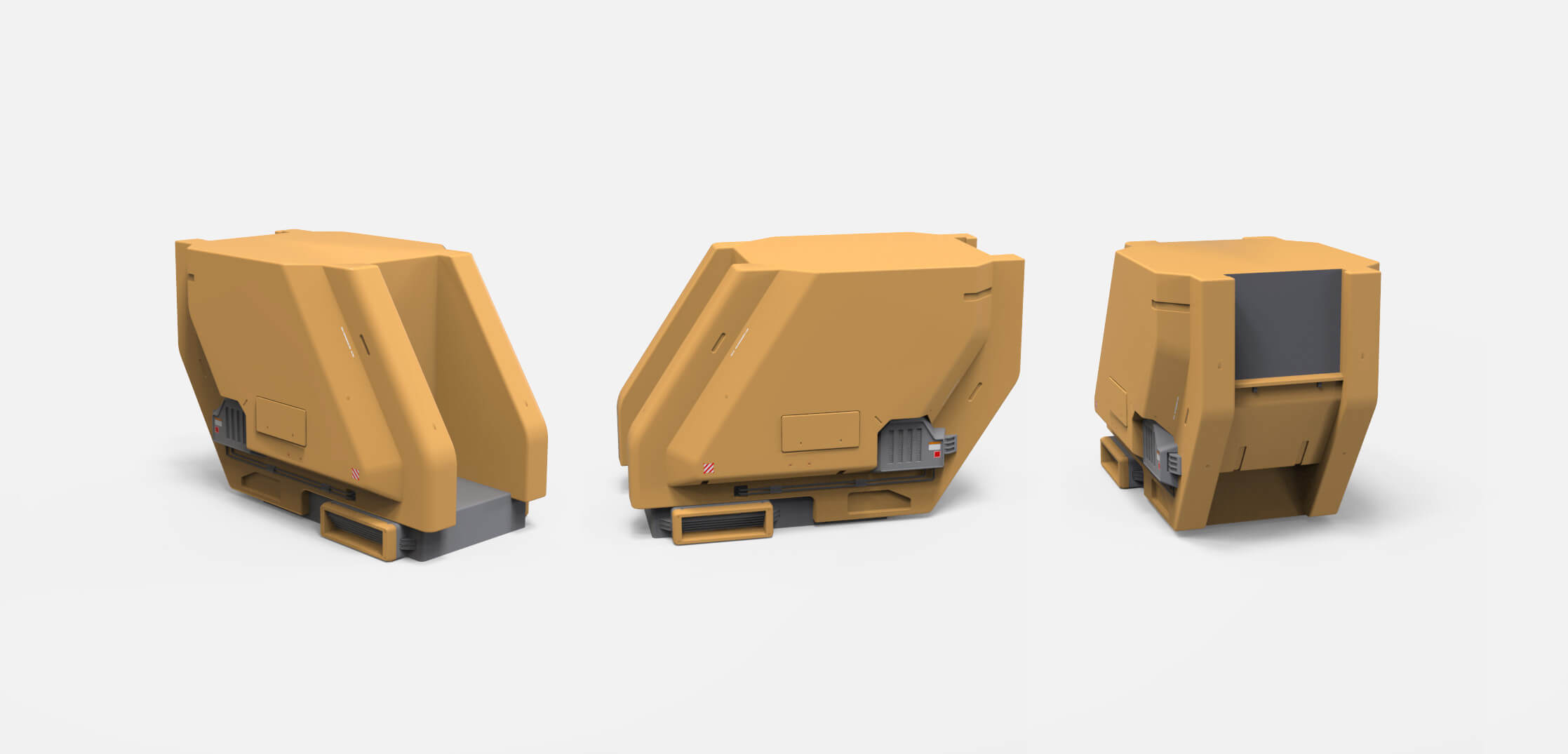 Sci-Fi Architecture Kitbash 37 3D Model by Chtazi