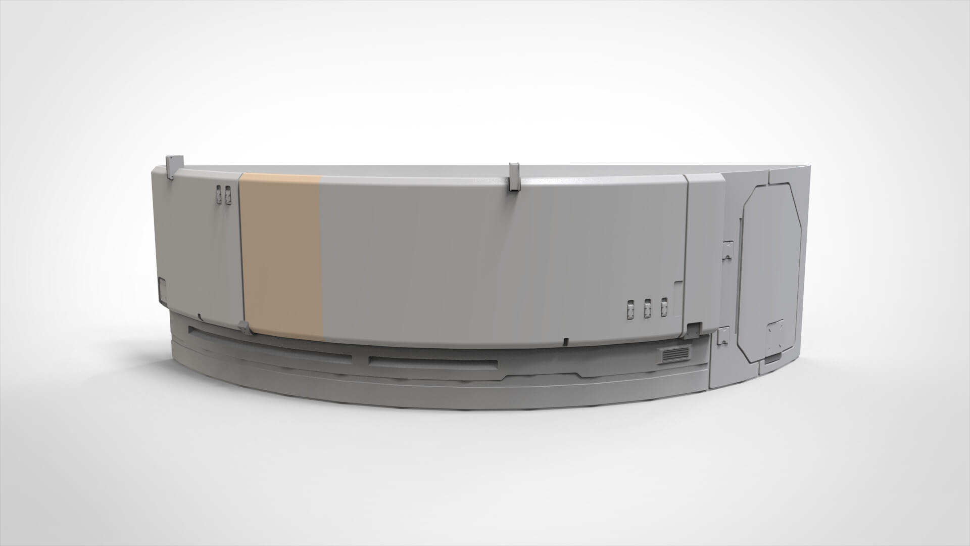 Sci-Fi Architecture Kitbash 38 3D Model by Chtazi