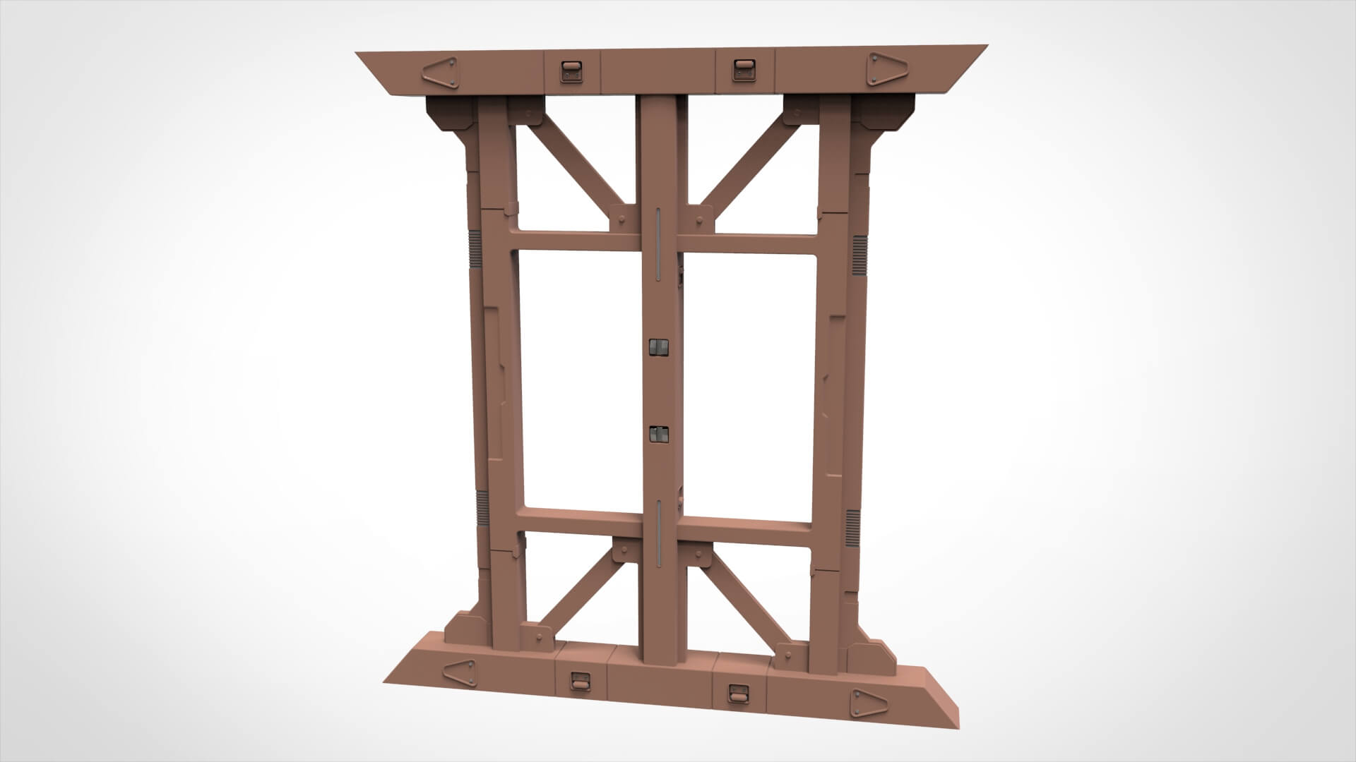 Sci-Fi Architecture Kitbash 42 3D Model by Chtazi