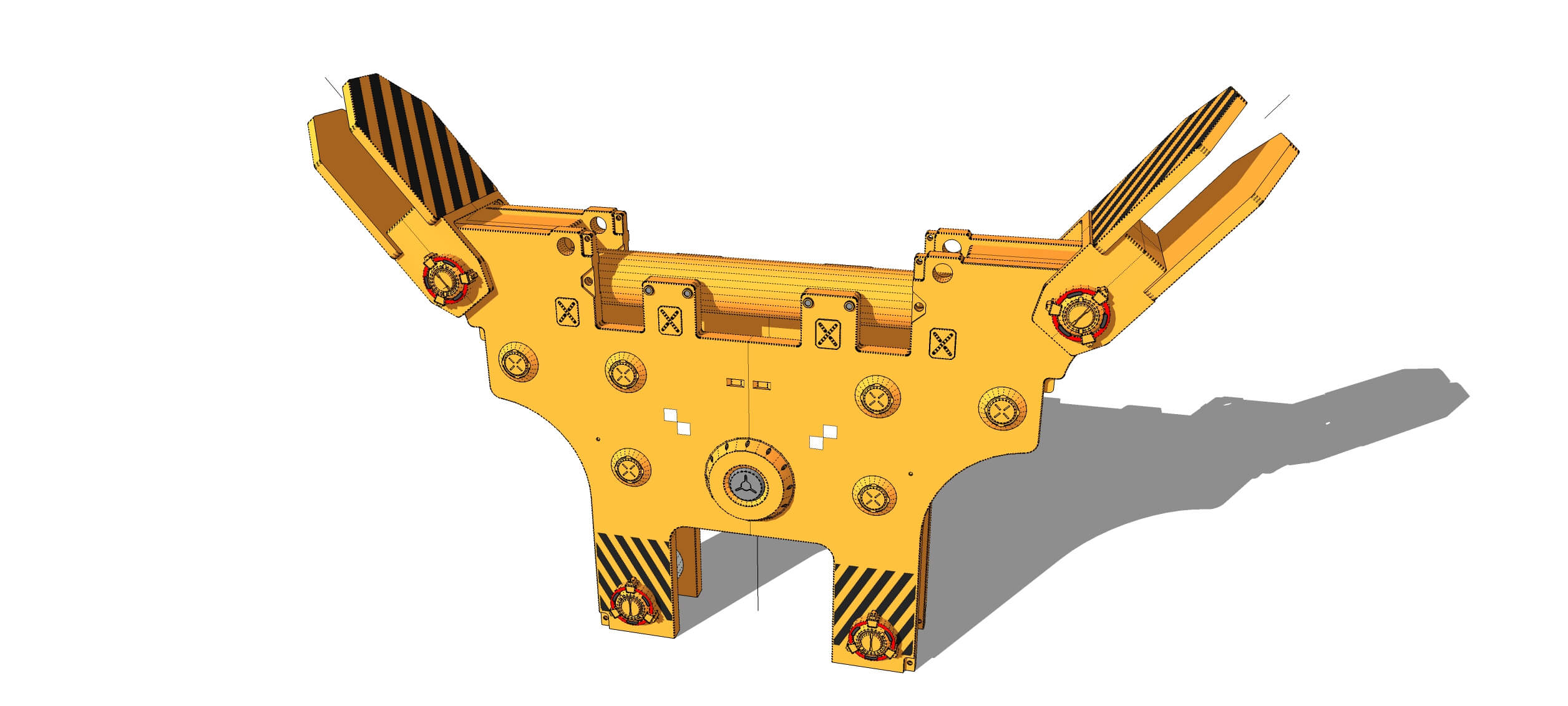 Sci-Fi Architecture Kitbash 42 3D Model by Chtazi